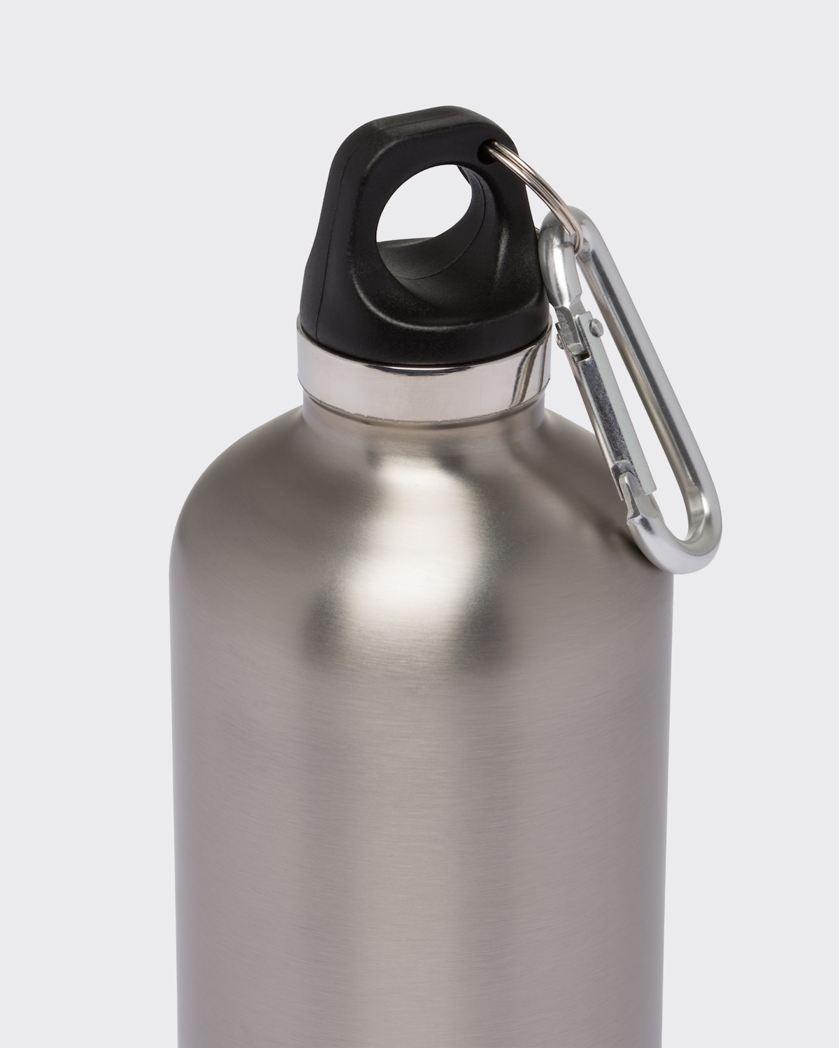 Silver Stainless Steel Insulated Water Bottle, 350 Ml | PRADA