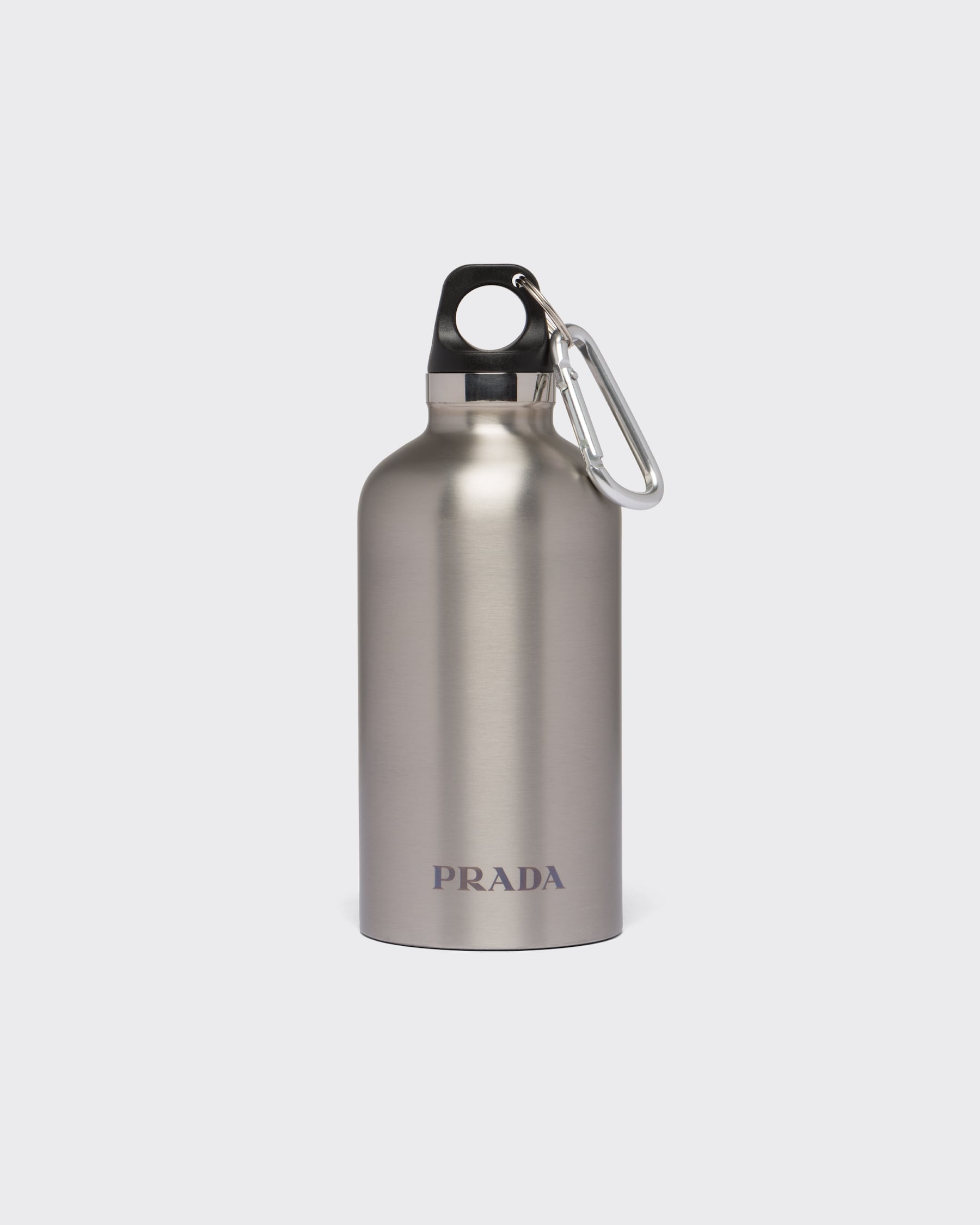 Silver Stainless Steel Insulated Water Bottle, 350 Ml | PRADA