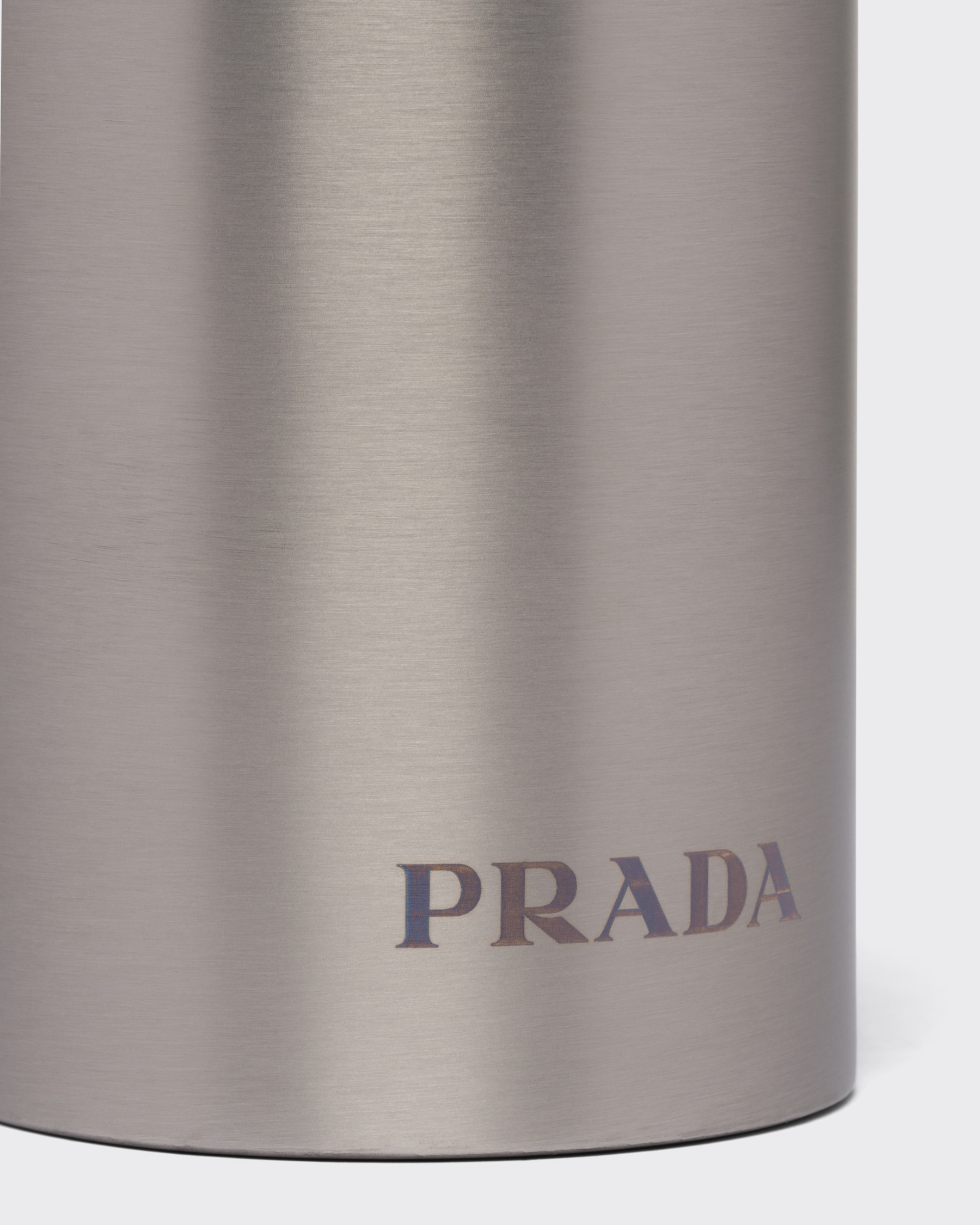 Silver Stainless Steel Insulated Water Bottle, 350 Ml | PRADA