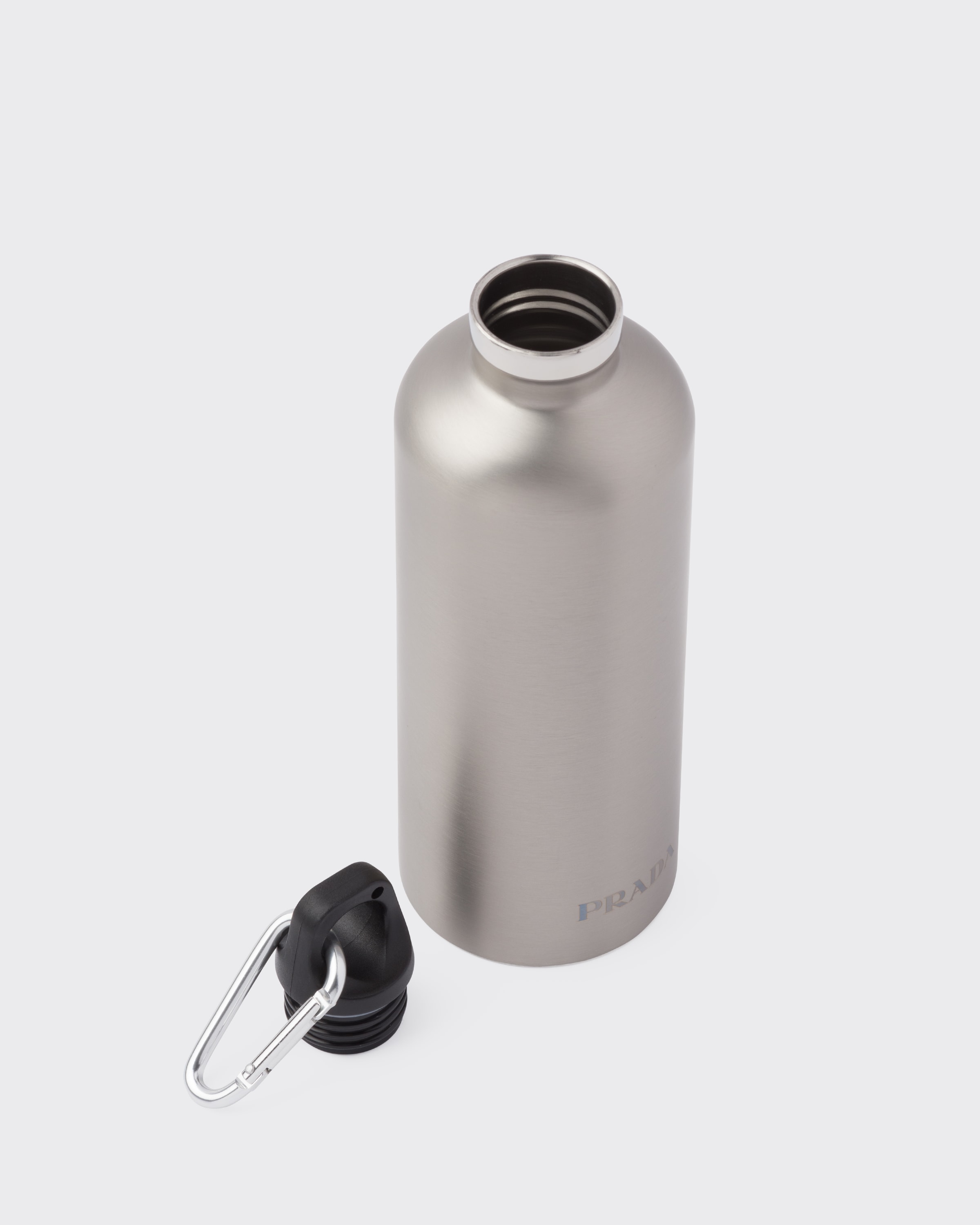 Silver Stainless Steel Insulated Water Bottle, 500 Ml | PRADA