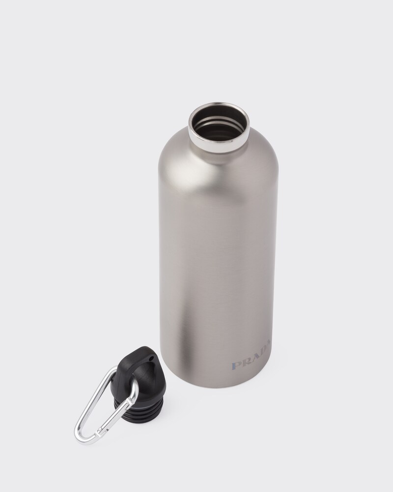 Silver Stainless Steel Insulated Water Bottle, 500 Ml | PRADA