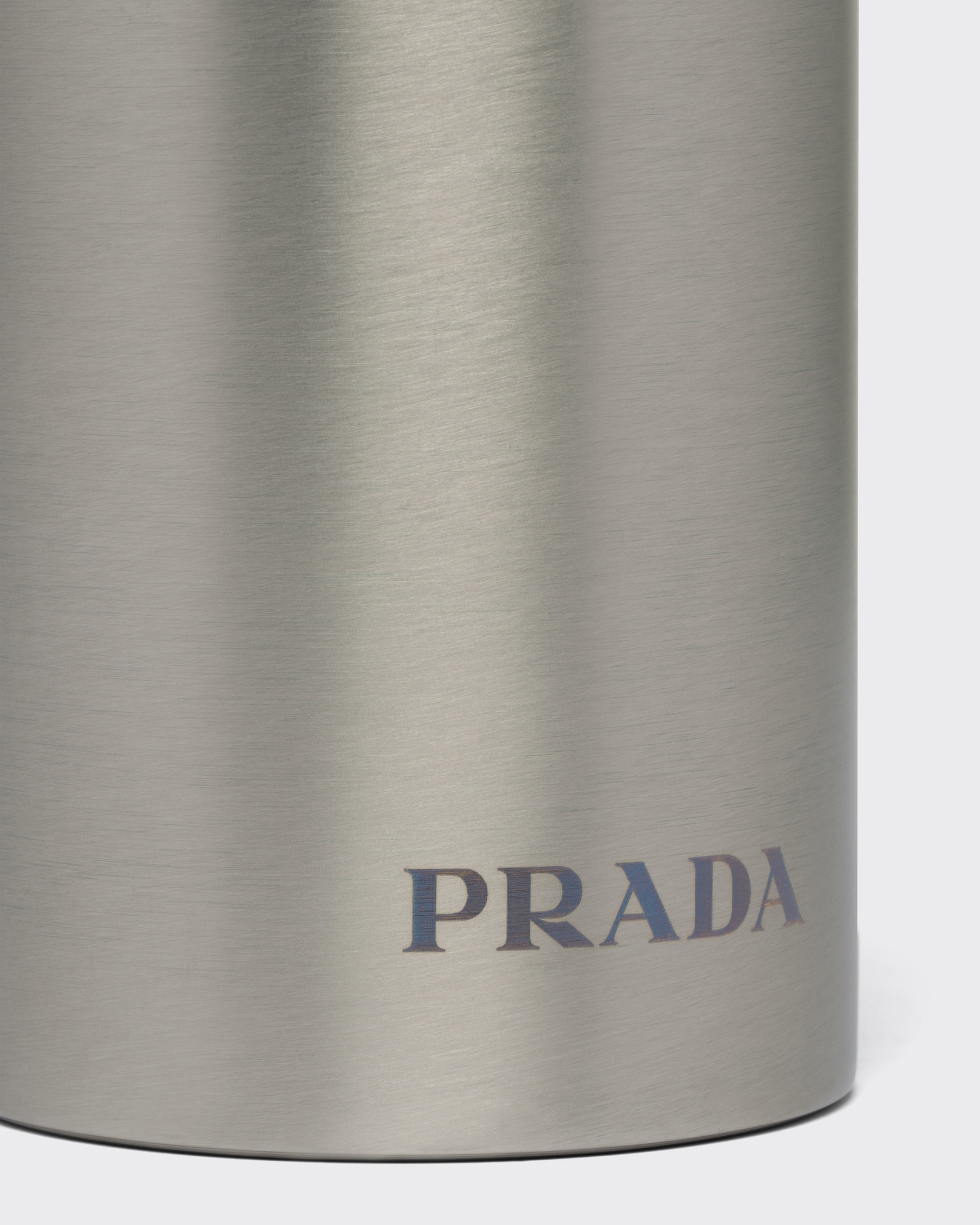Silver Stainless Steel Insulated Water Bottle, 500 Ml | PRADA