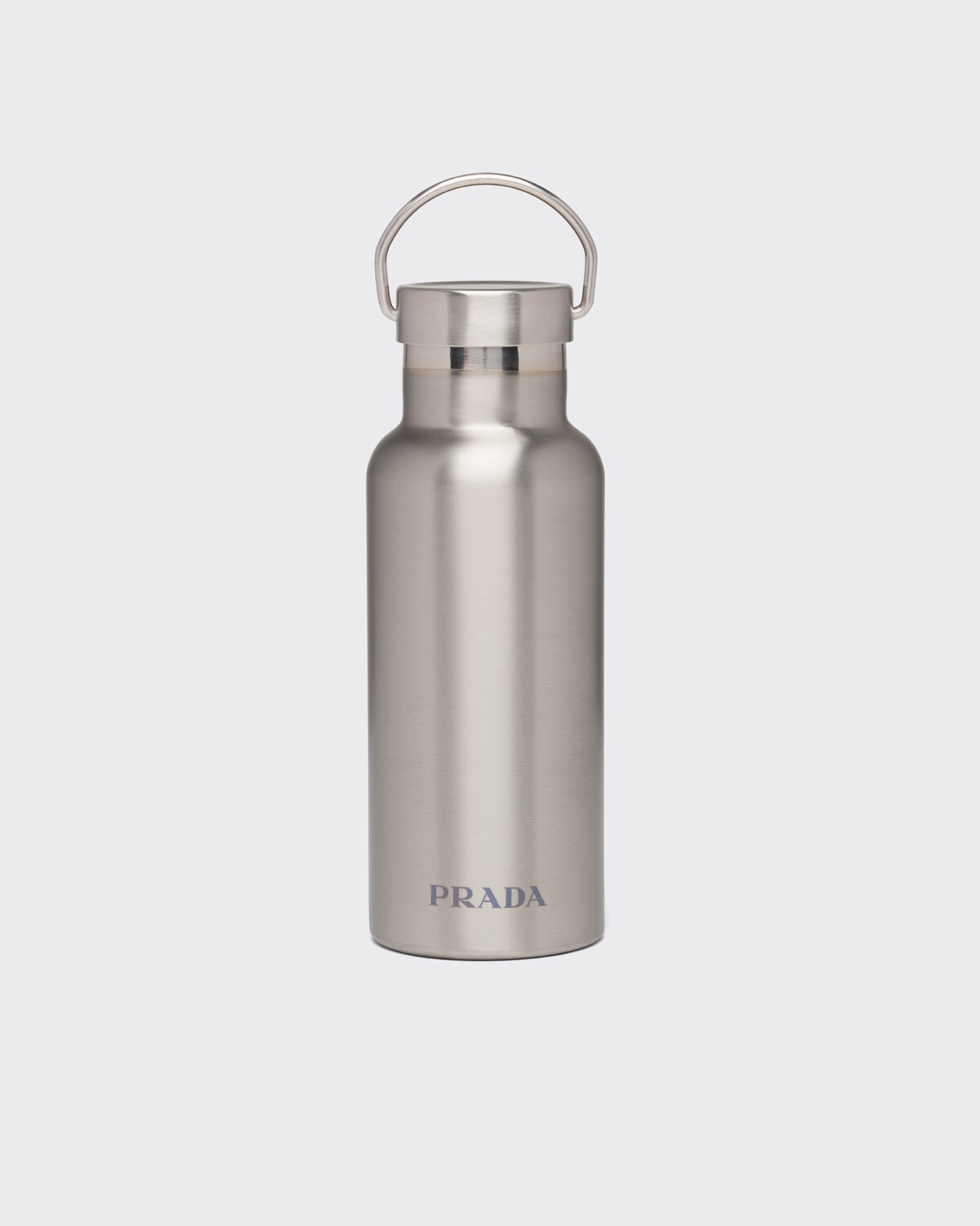Silver Stainless Steel Insulated Water Bottle, 500 Ml | PRADA