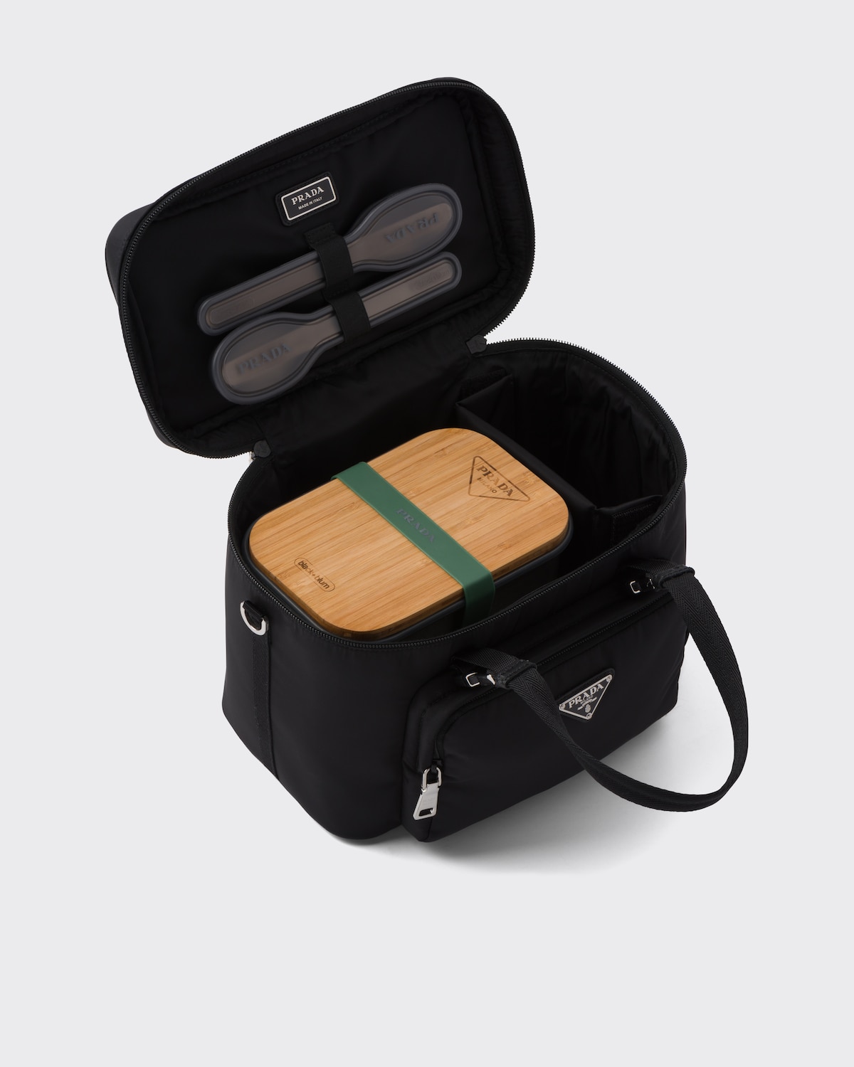 Black Re-nylon Picnic Bag | PRADA
