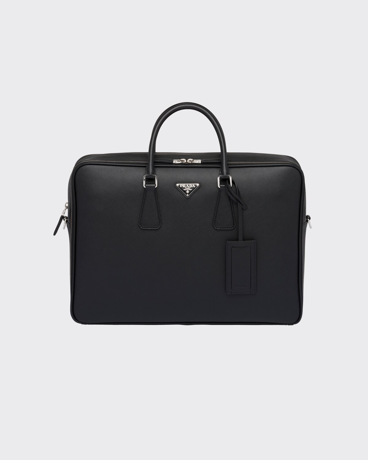 Black Saffiano Leather Work Bag | PRADA