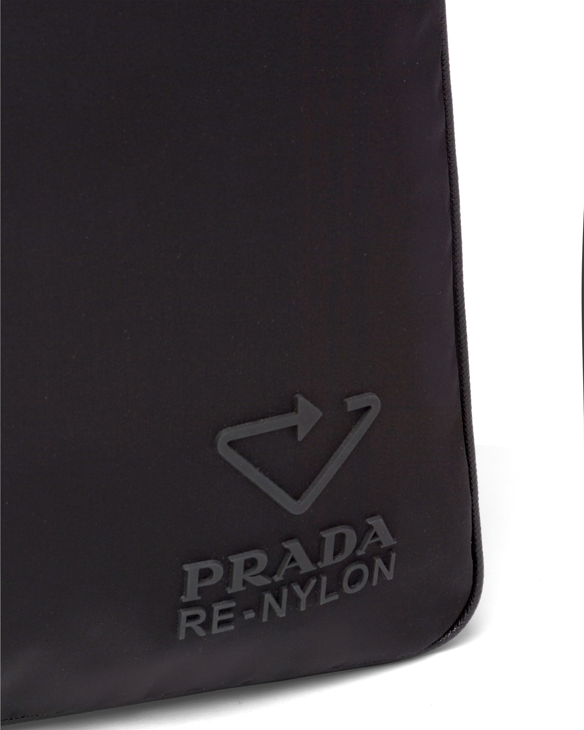 Black Nylon and Saffiano leather tote | Prada