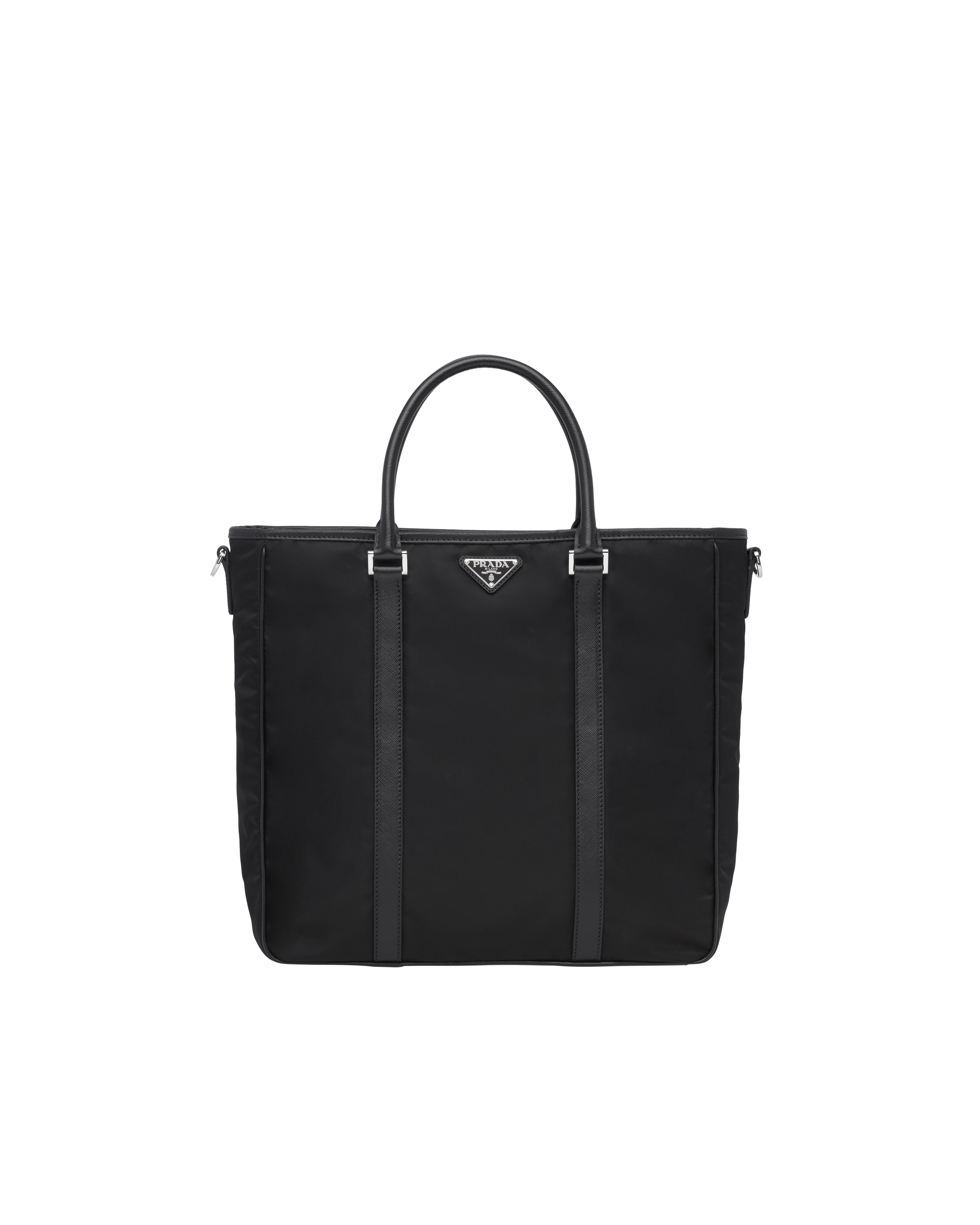 Black Nylon Tote Bag Prada