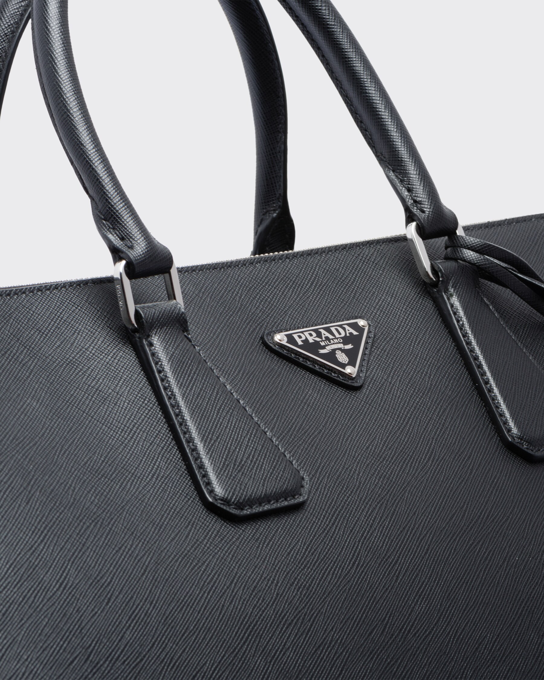 Black Saffiano Leather Prada Galleria Bag | PRADA