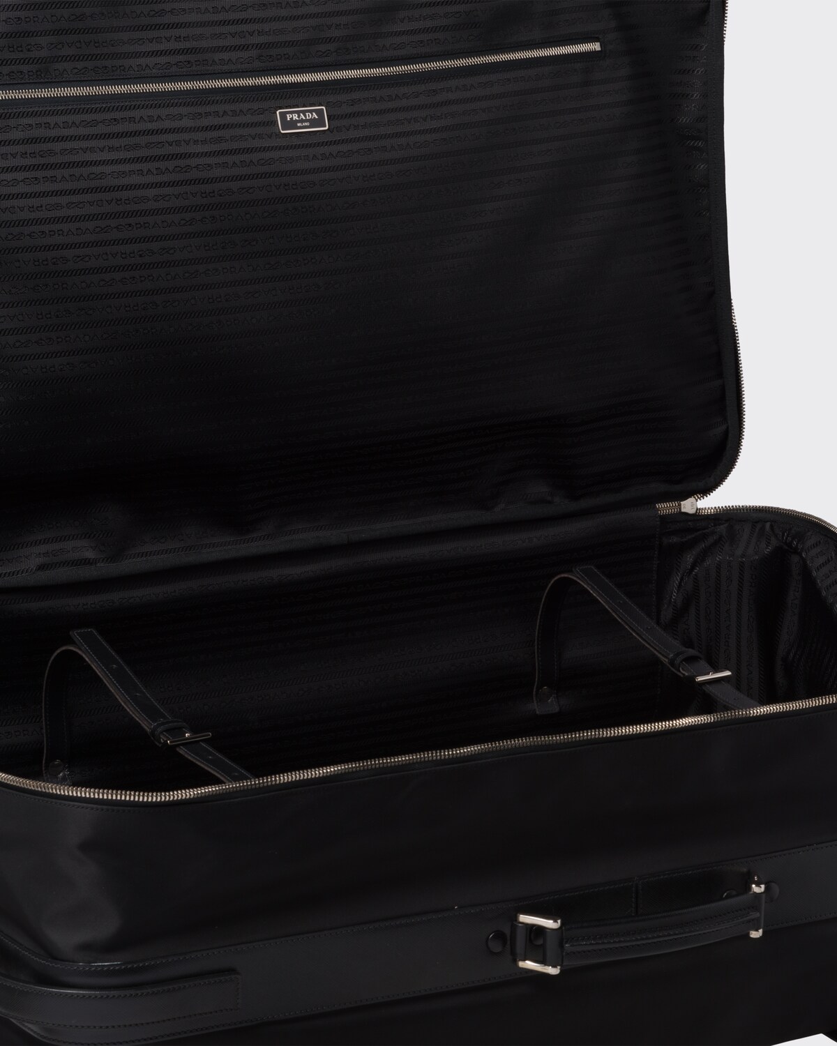 Black Nylon Semi-rigid Suitcase | PRADA