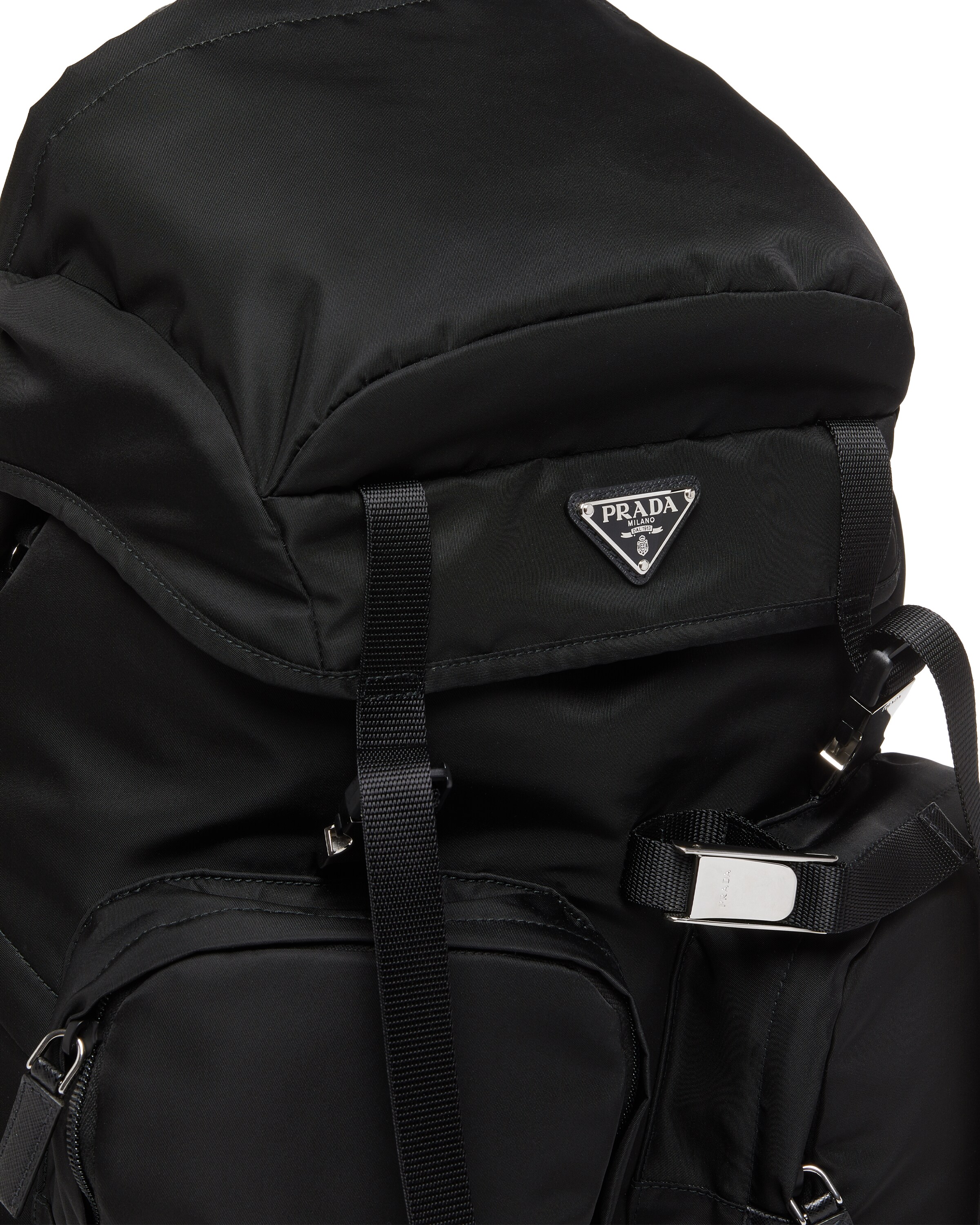 Nylon and Saffiano leather backpack | Prada