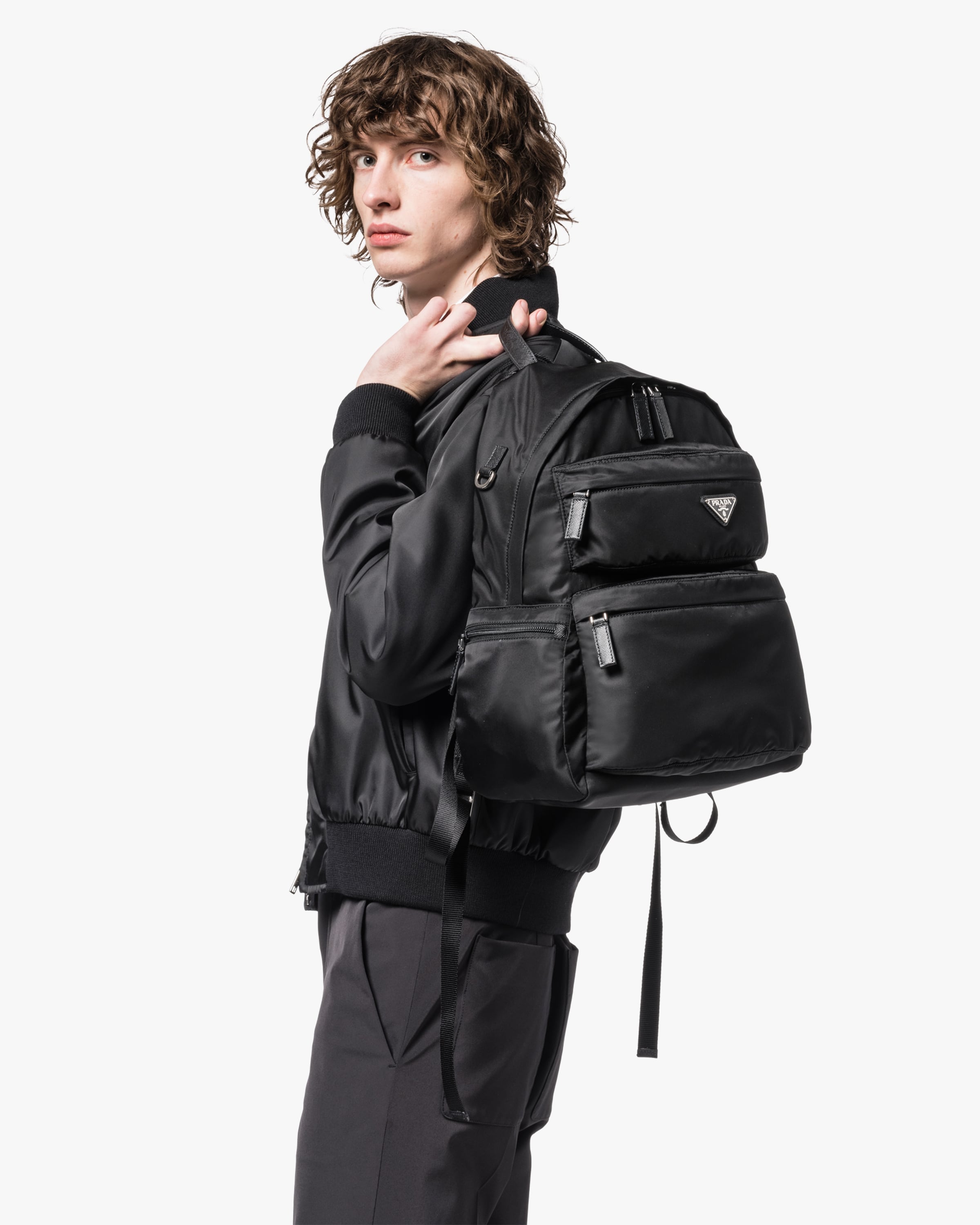 Black Nylon Backpack | Prada