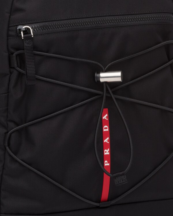 Black Technical Fabric Backpack | PRADA