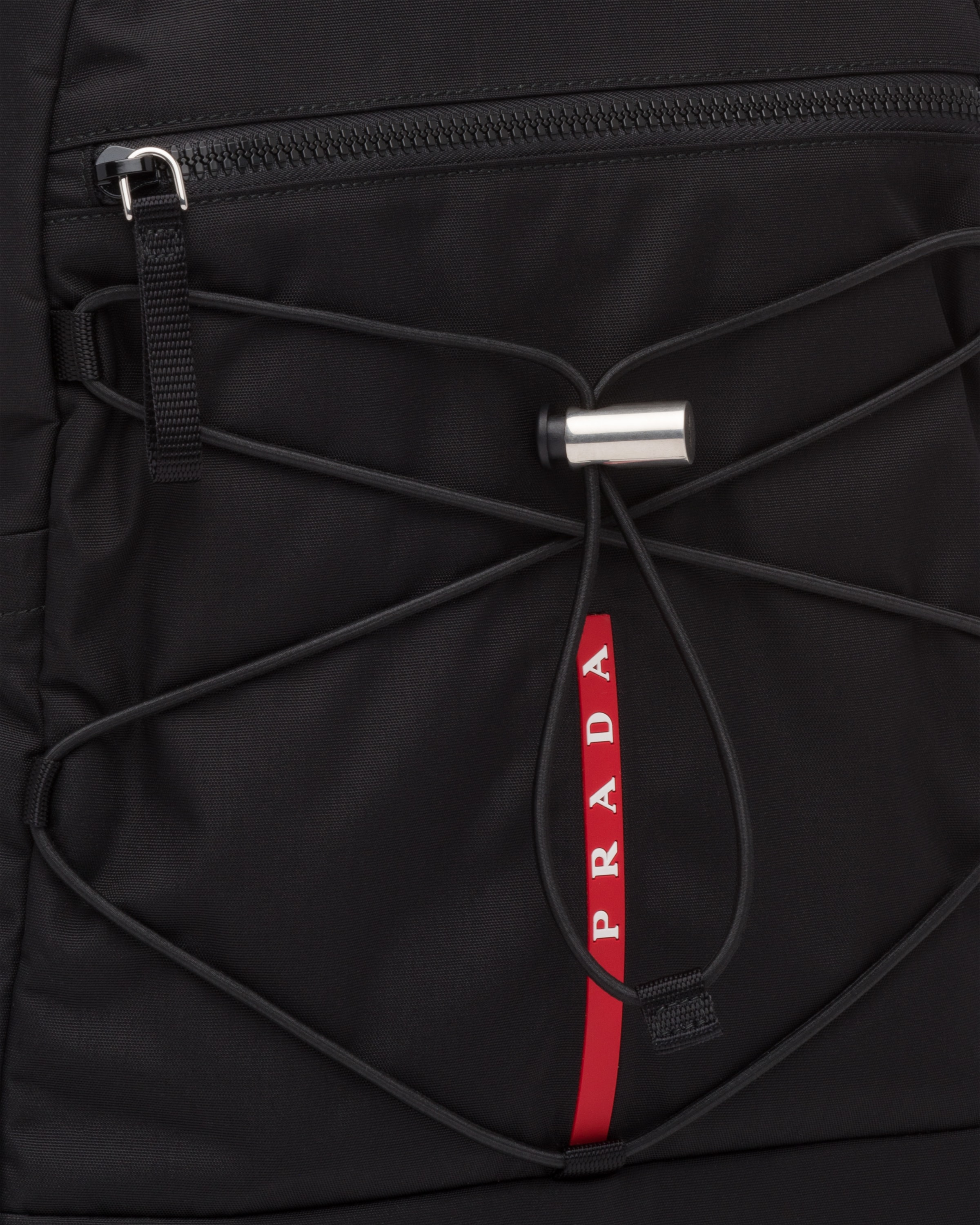 Black Technical fabric backpack | Prada