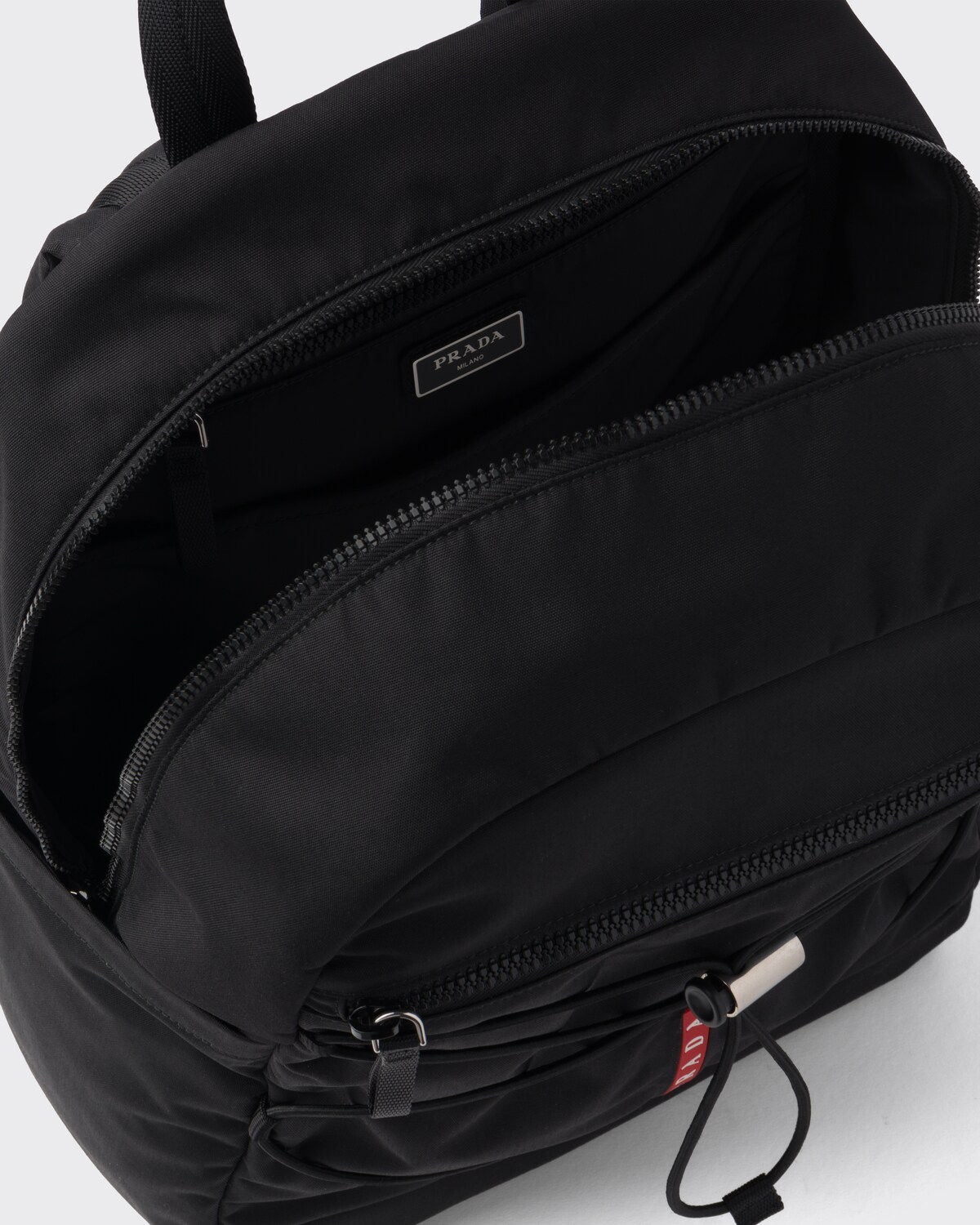 Black Technical Fabric Backpack | PRADA