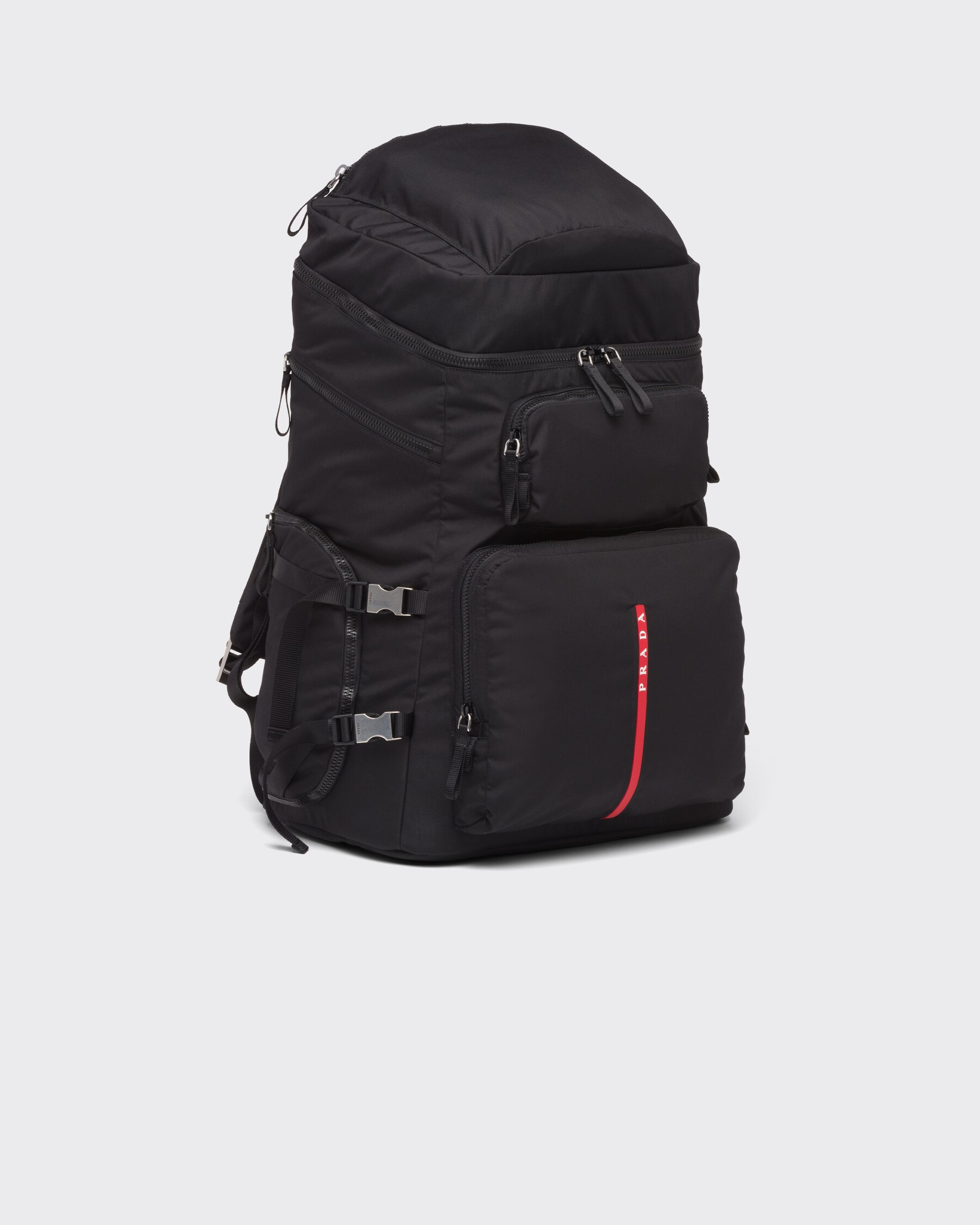 Black Technical Fabric Ski Boot Backpack | PRADA
