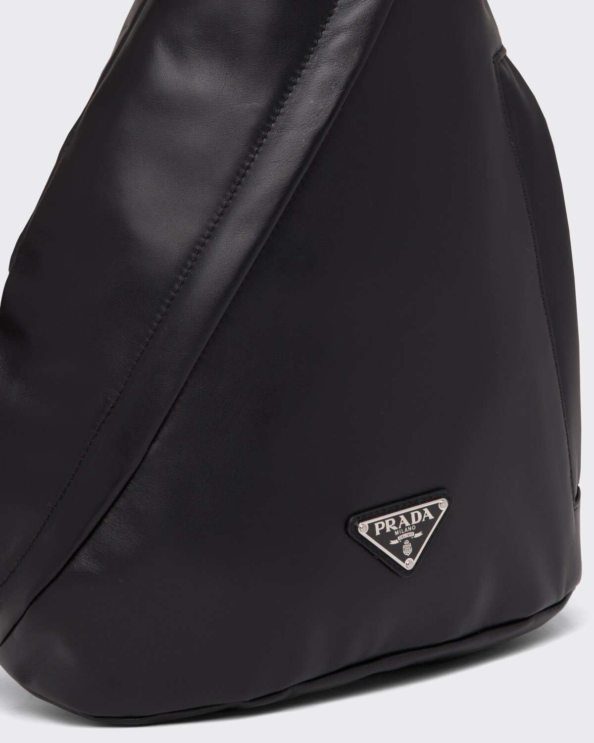 Black Leather Backpack | PRADA