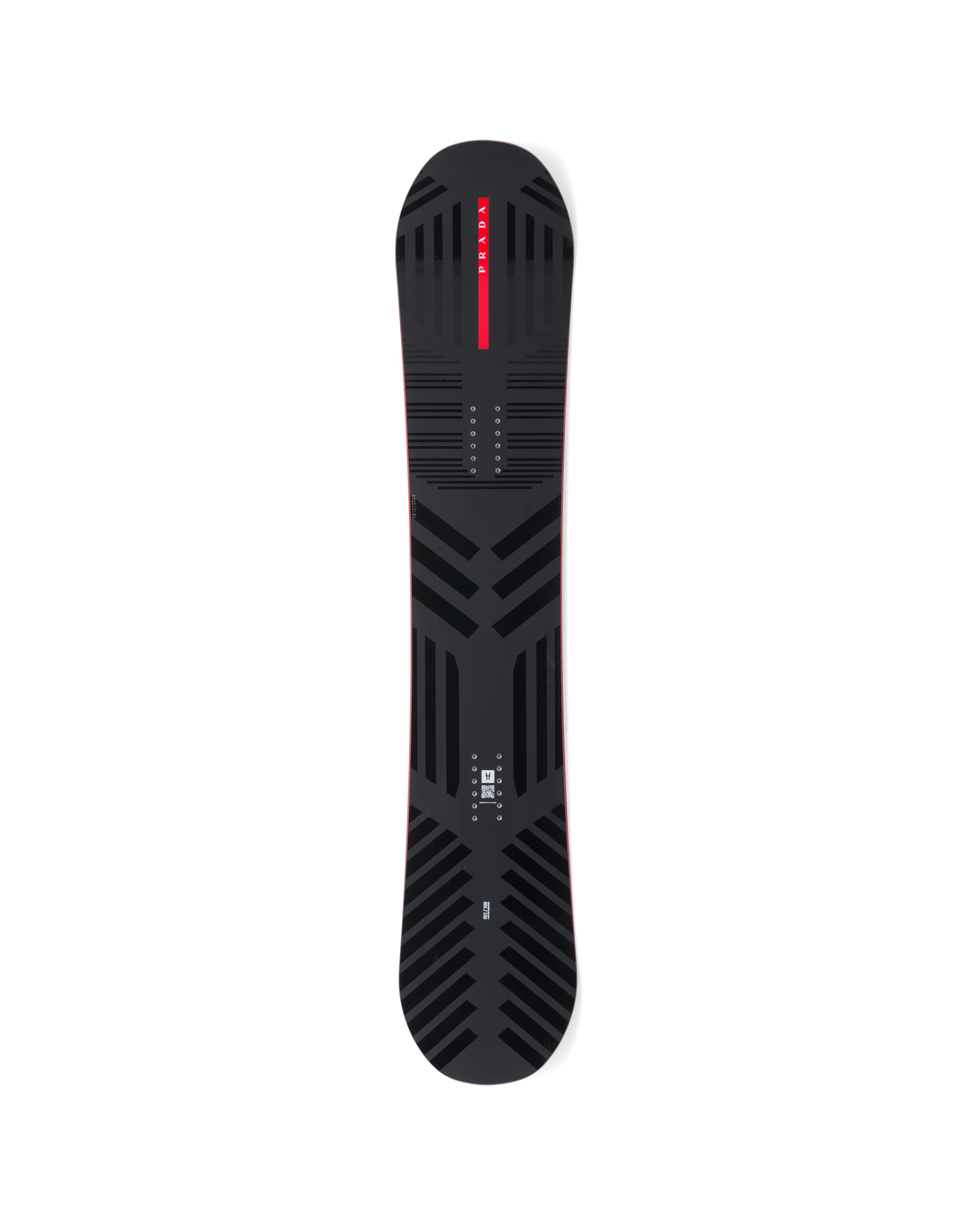 Black Prada Linea Rossa snowboard | Prada