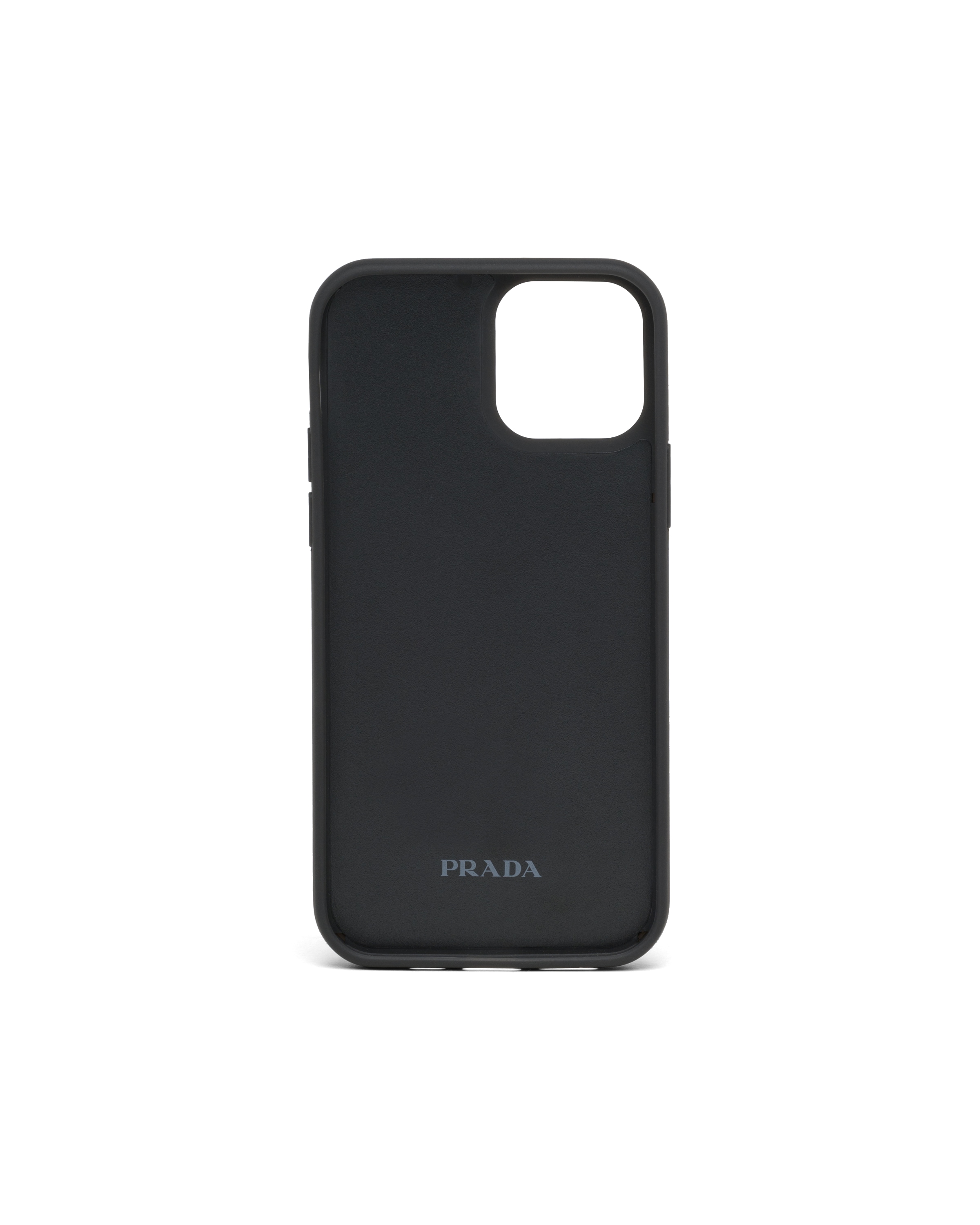 Capa para iPhone 12 e 12 Pro em Saffiano Preto | Prada