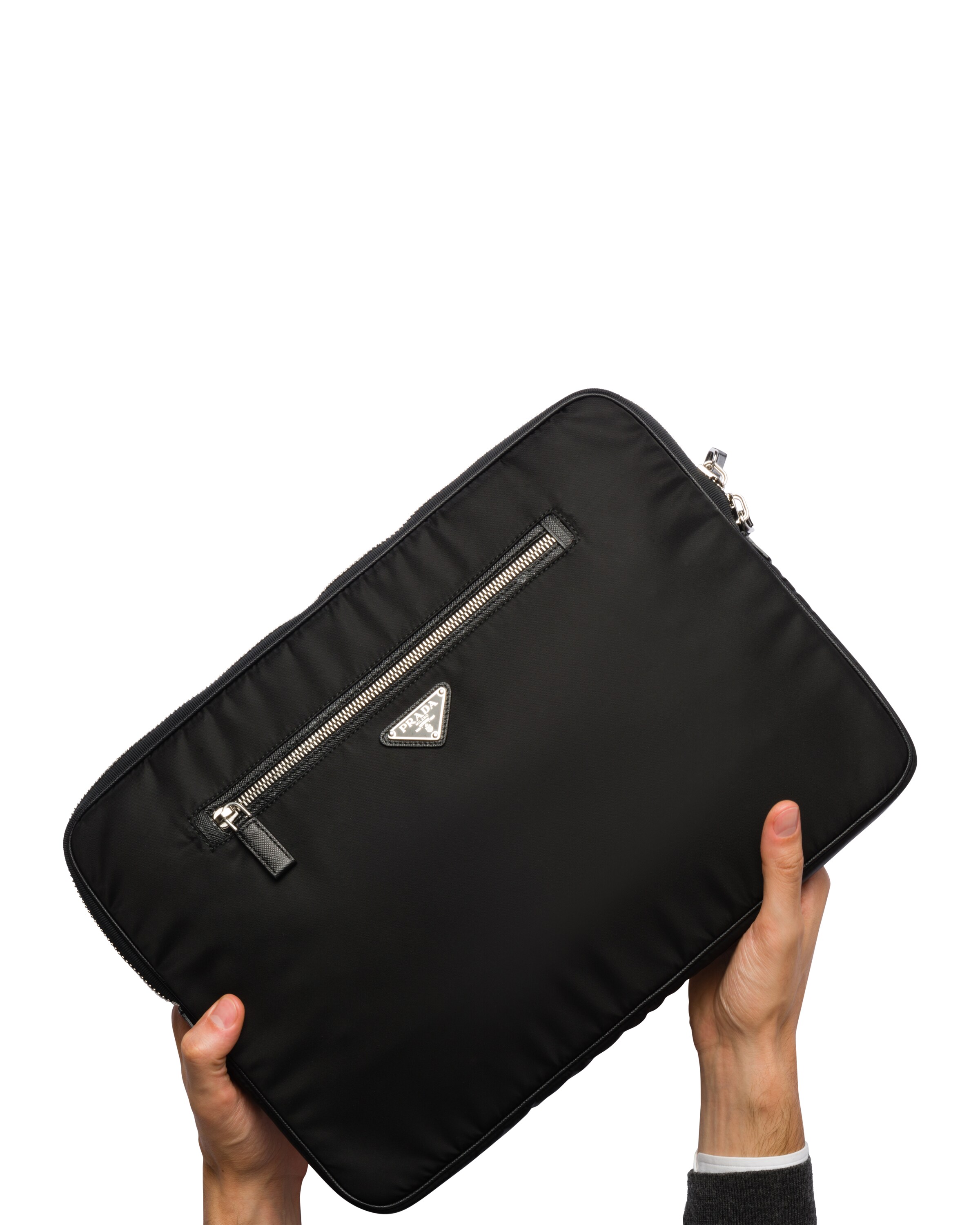 Black Nylon Laptop Case | Prada