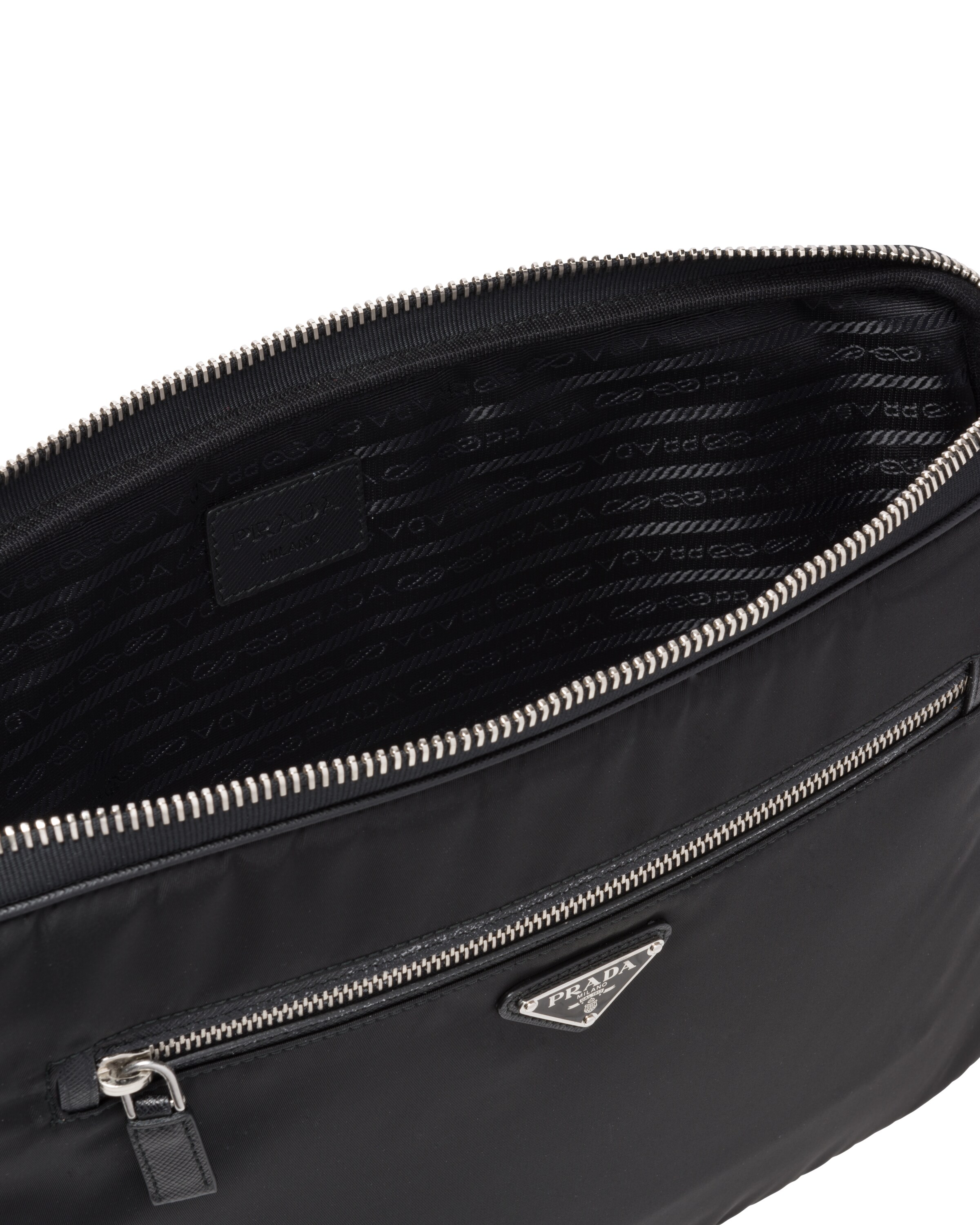 Black Nylon Laptop Case | Prada