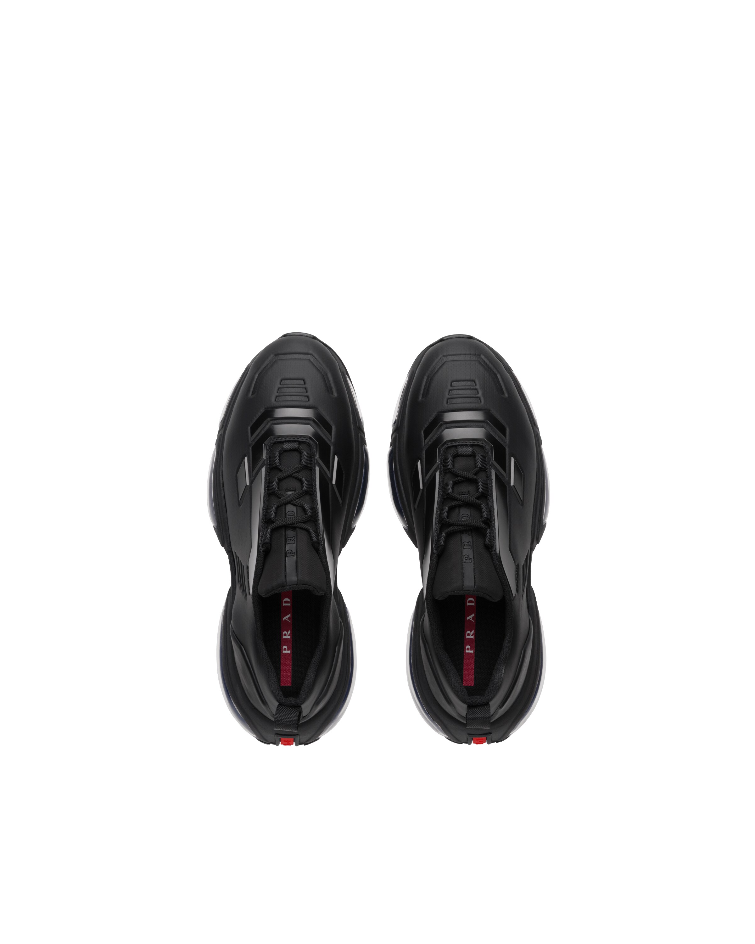 Black Linea Rossa Collision 19 LR sneakers | Prada