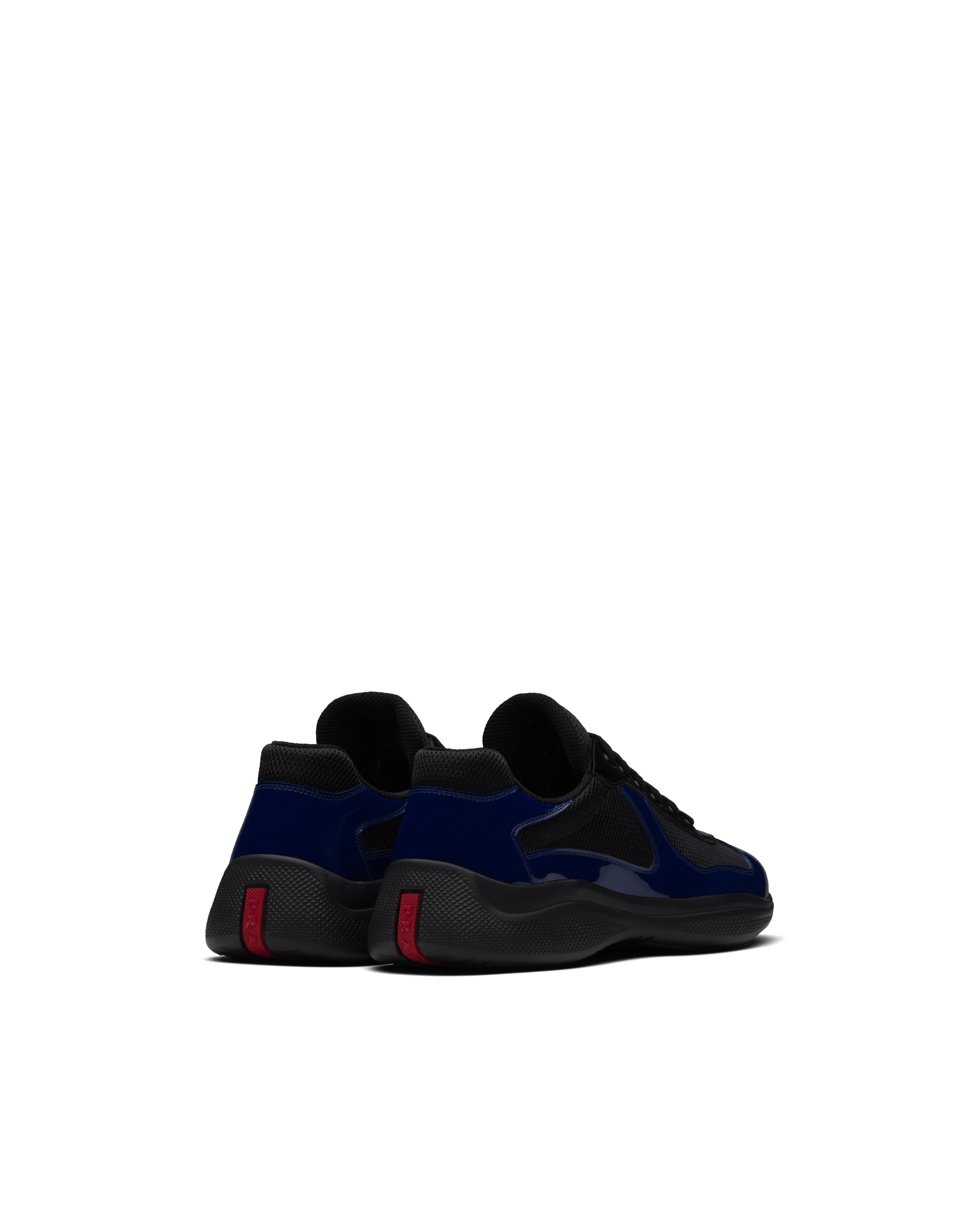Ink Blue/black Prada America's Cup sneakers | Prada