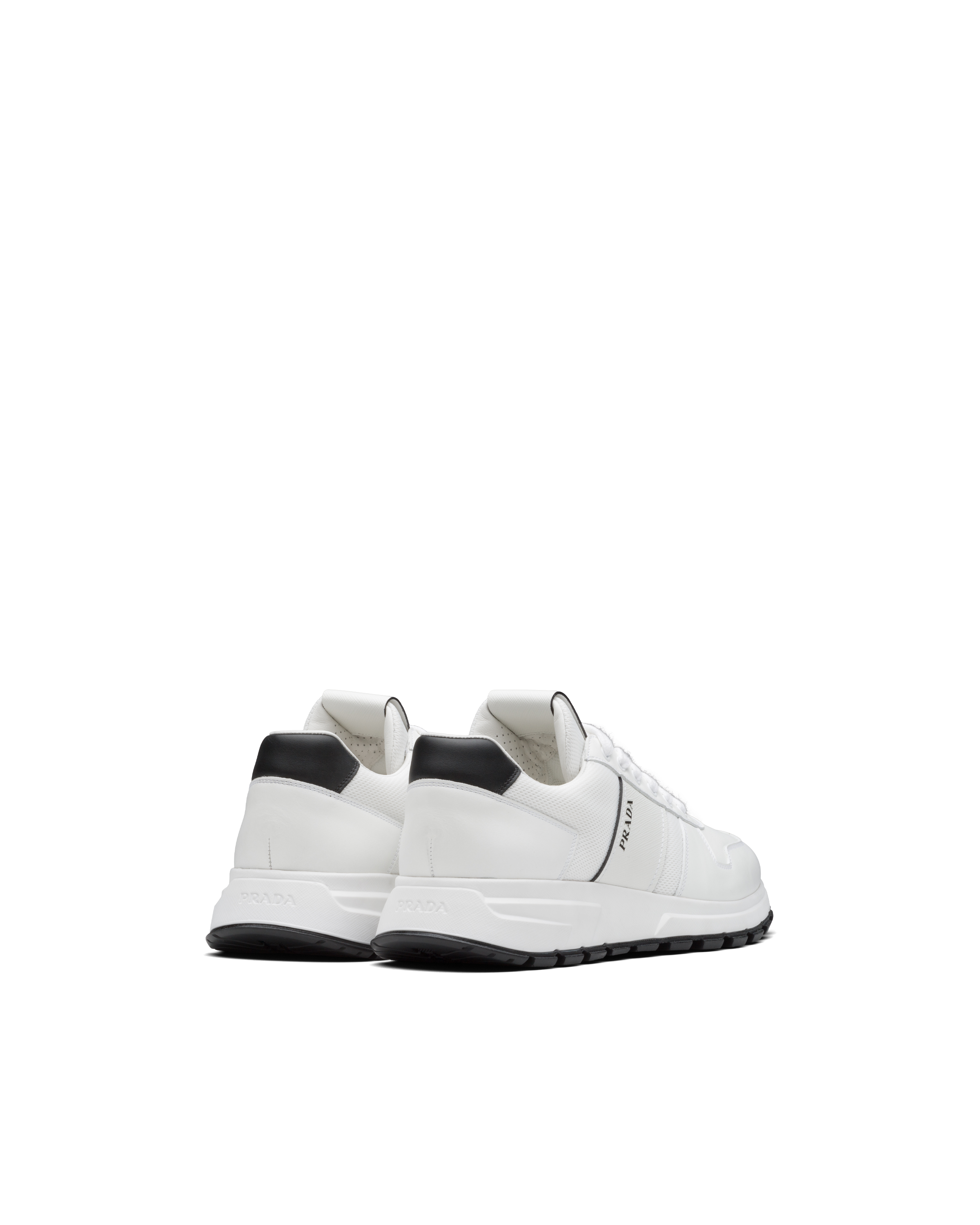 White/black Prada PRAX 01 sneakers | Prada