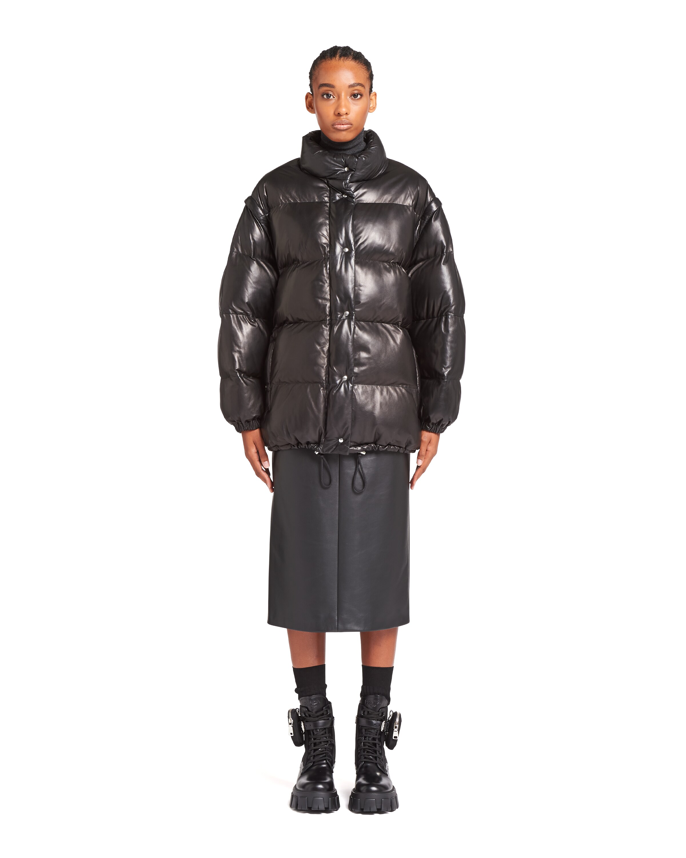 Nappa leather jacket | Prada