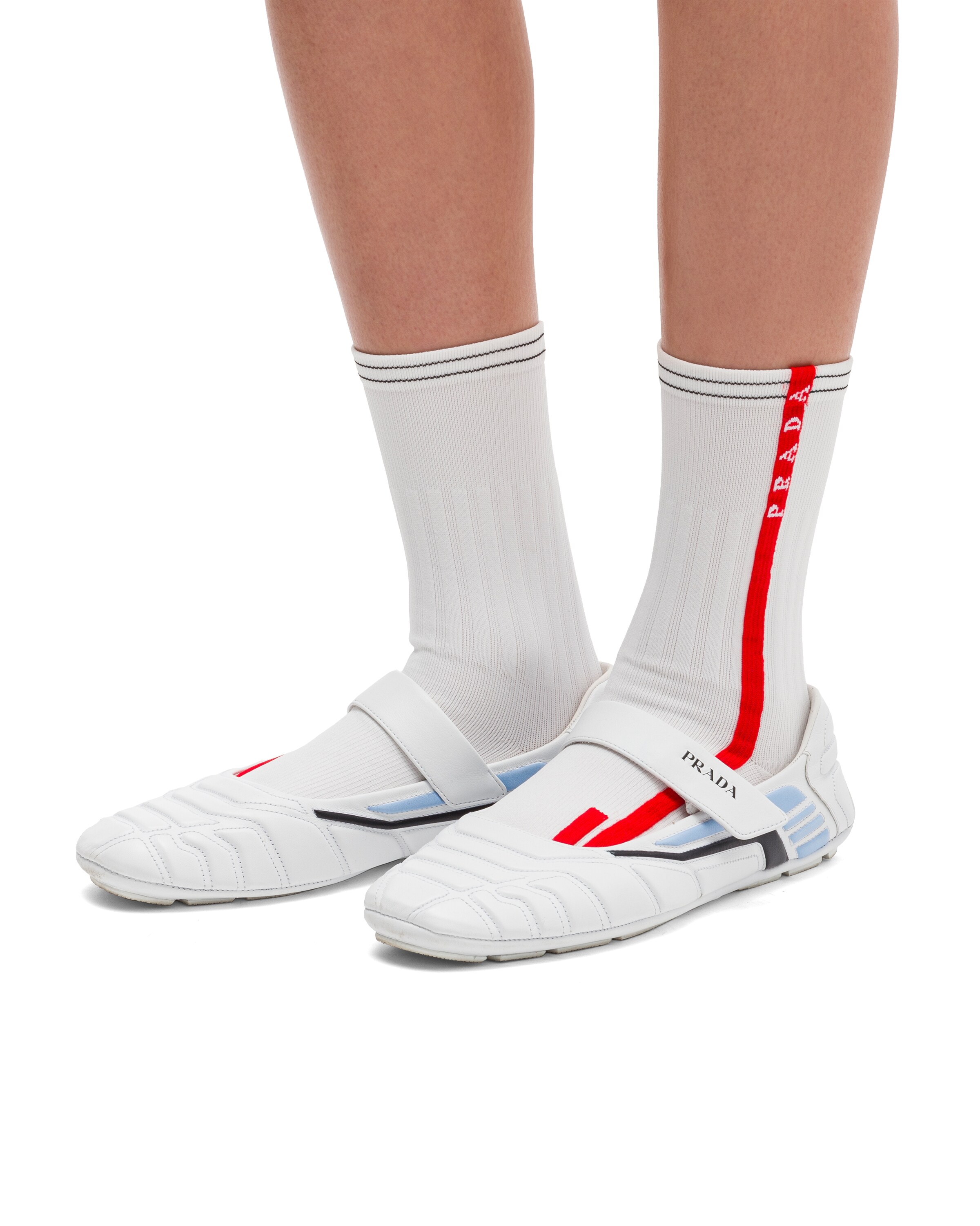 White Polyester socks | Prada