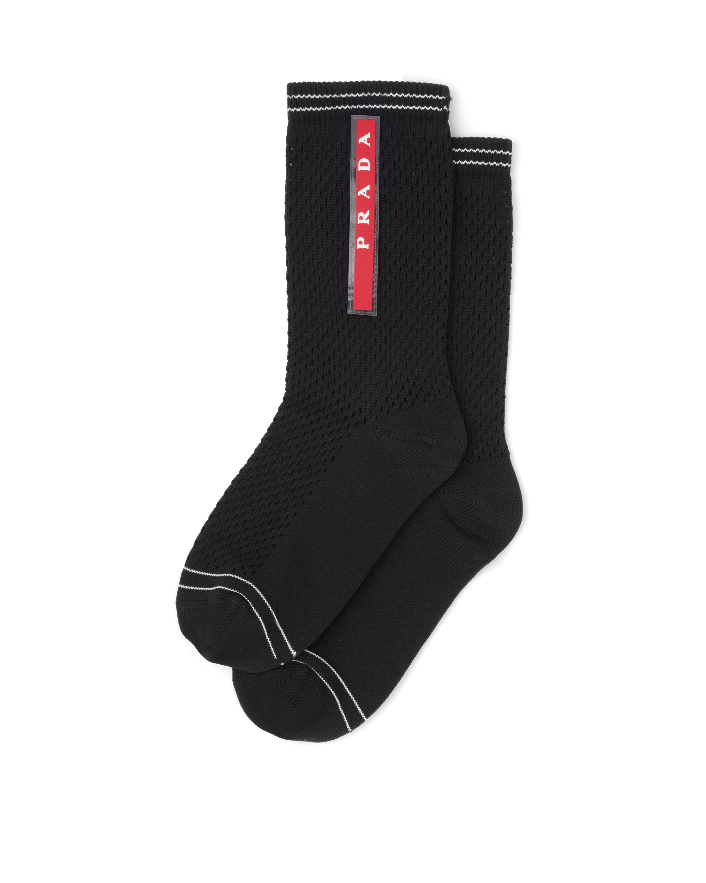 Black Polyester socks | Prada