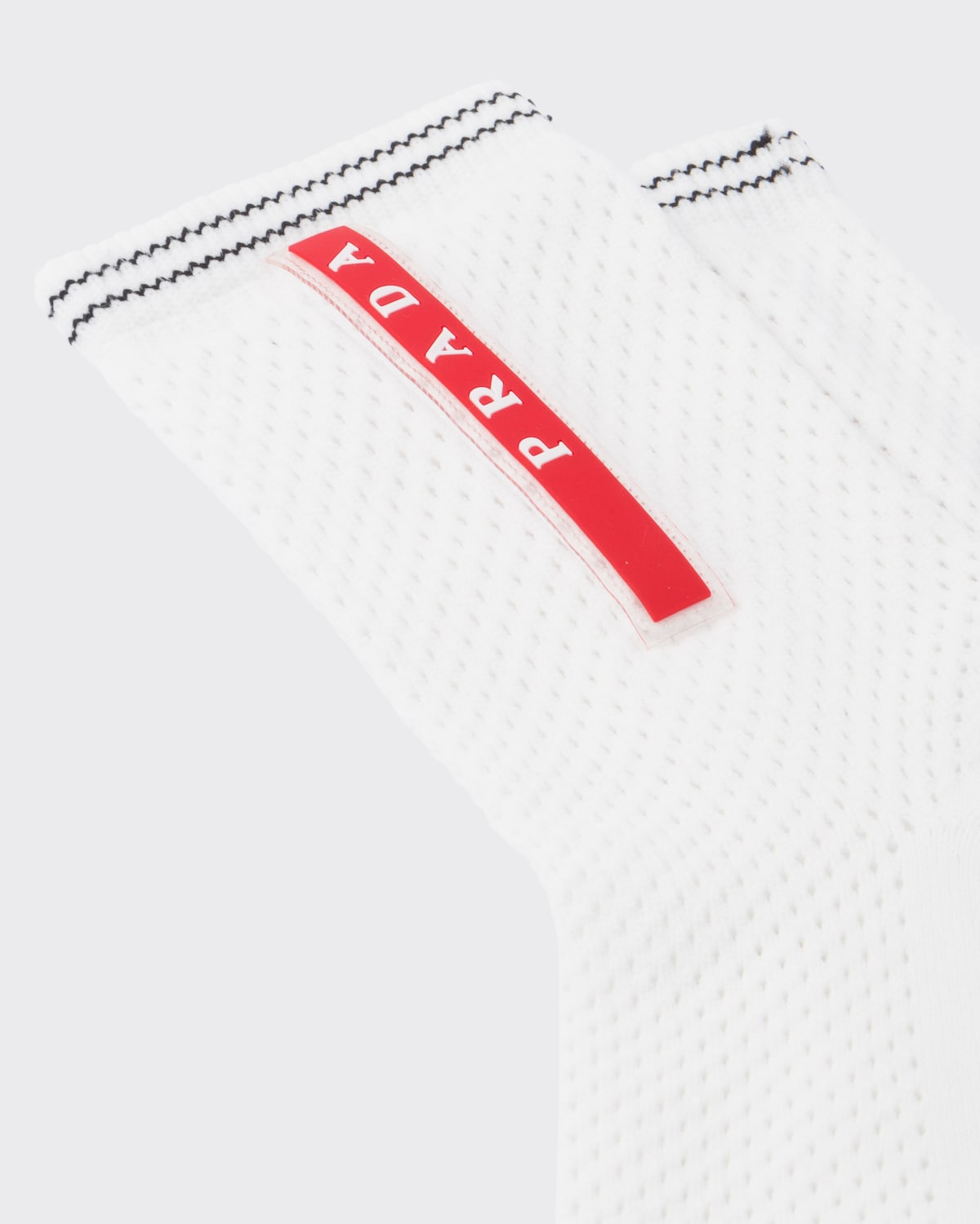 White Polyester Socks | PRADA