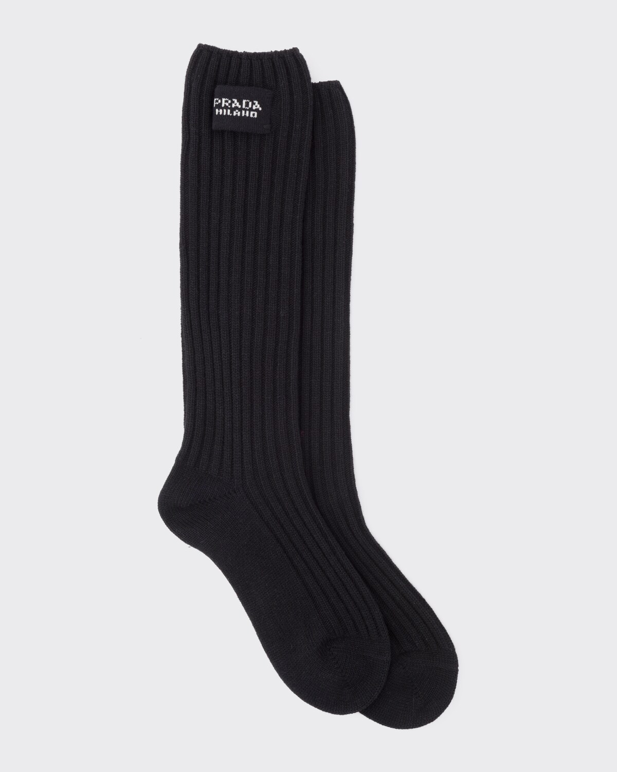 Black Wool And Cashmere Socks | PRADA