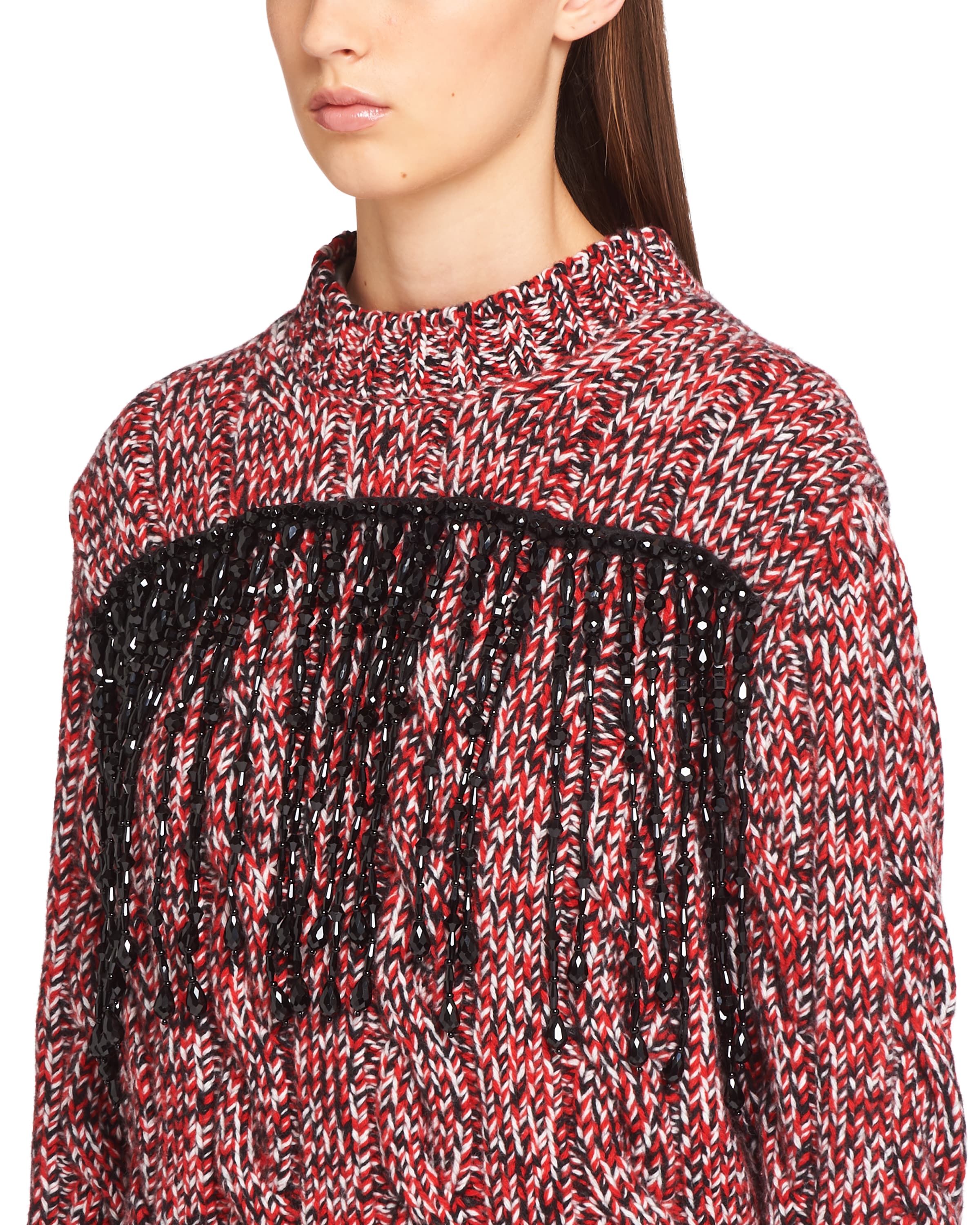 Wool and cashmere crew-neck sweater | Prada