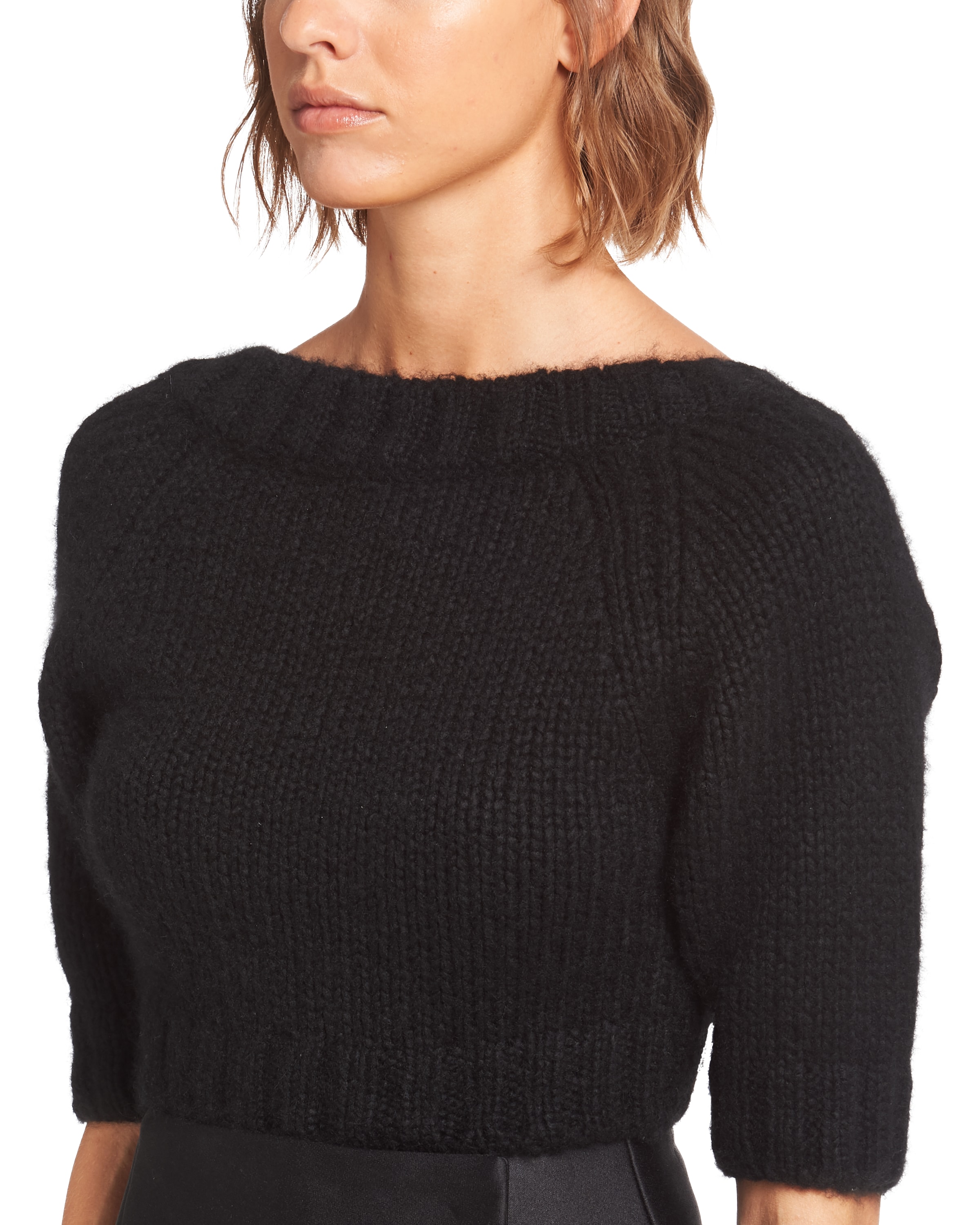 Cashmere boat neck sweater | Prada