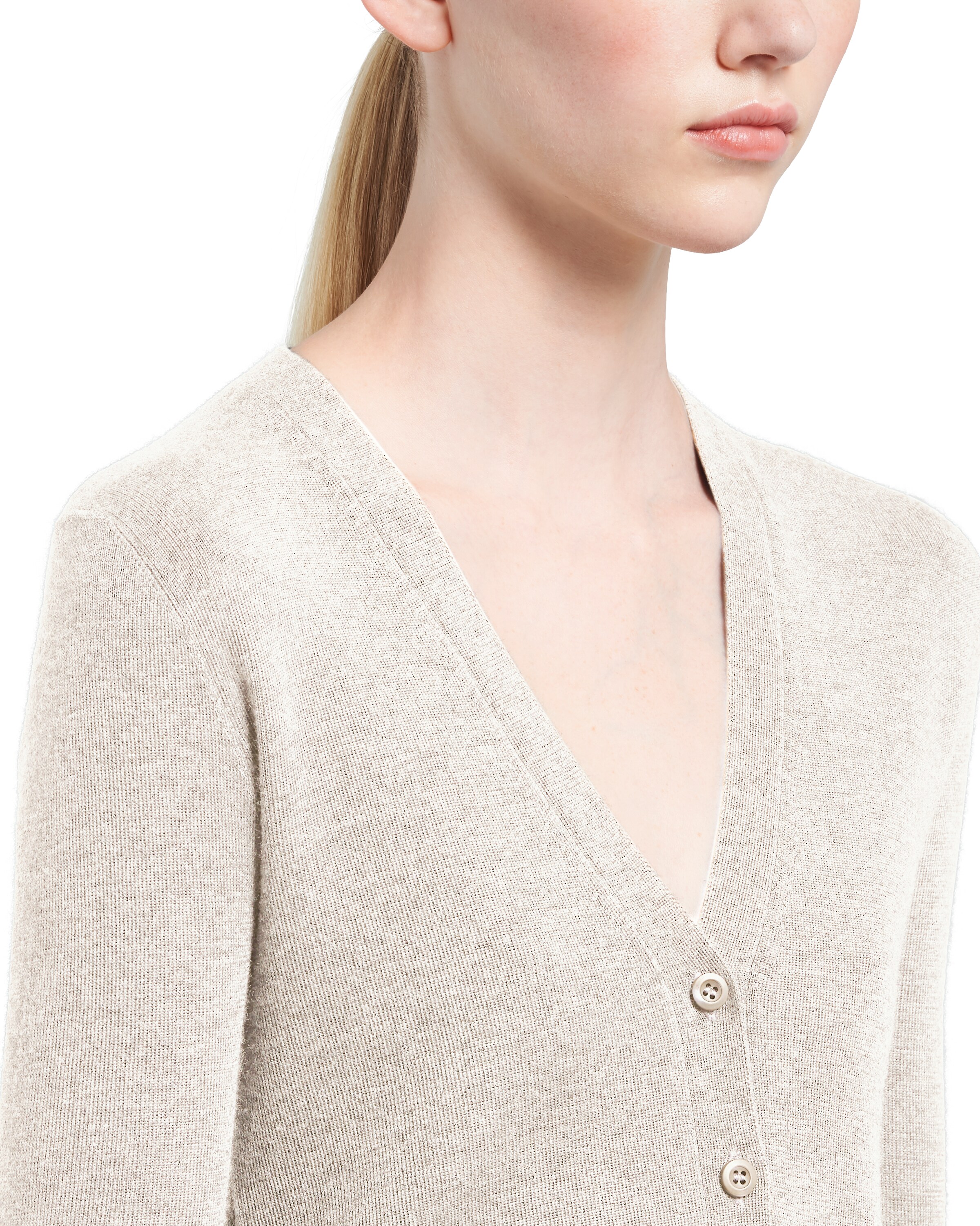 Silk Cashmere and silk cardigan | Prada