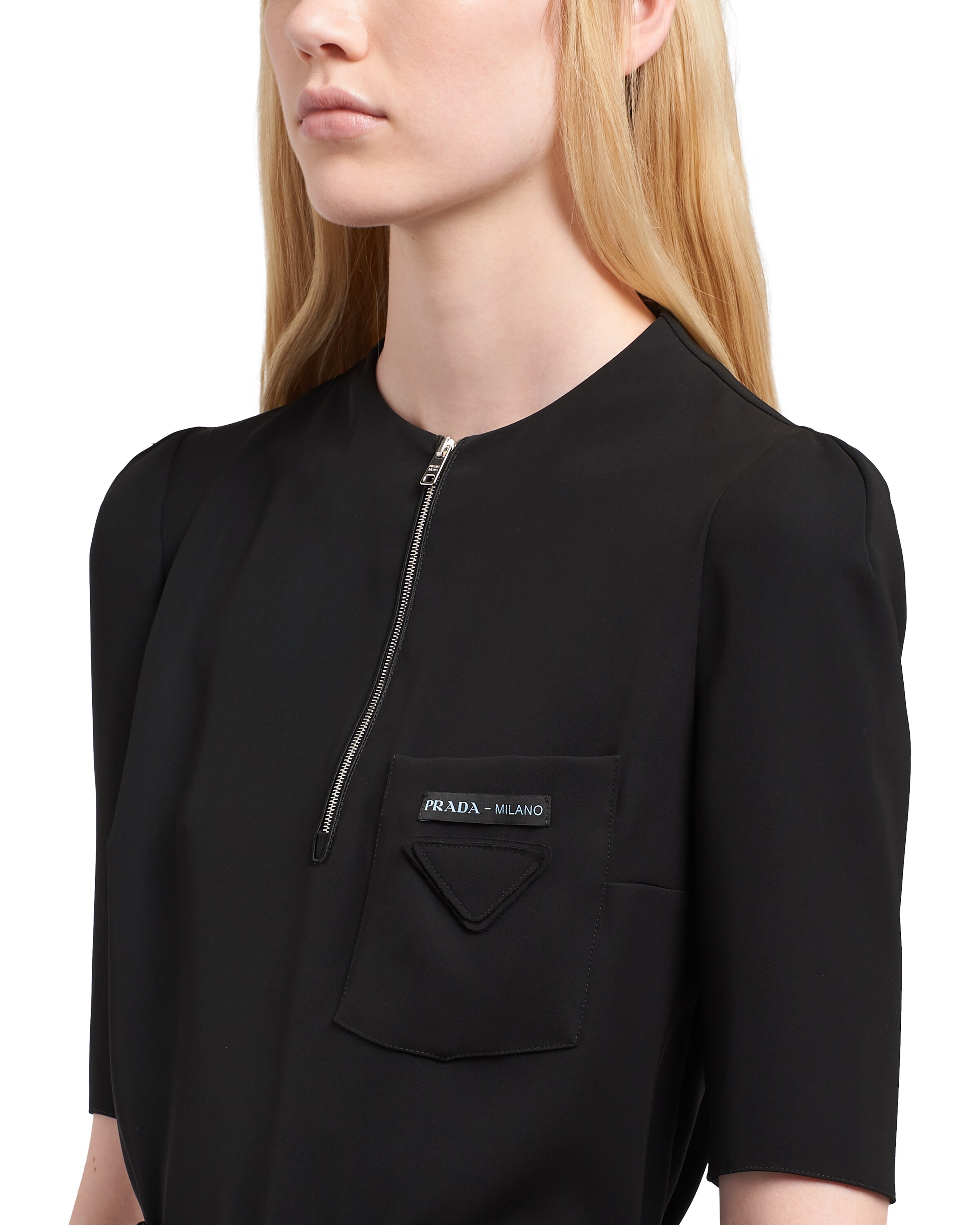 Technical broadcloth dress | Prada