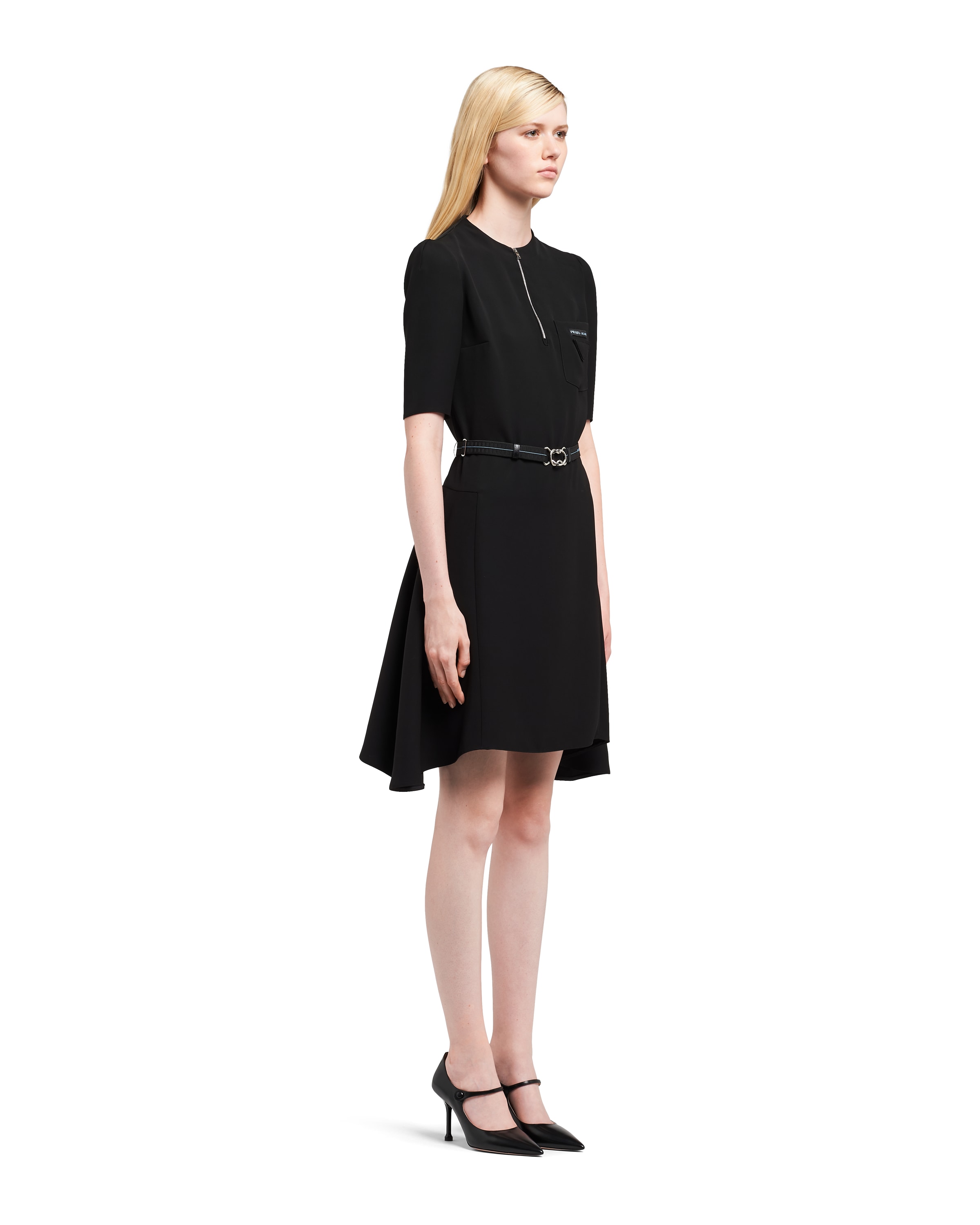Technical broadcloth dress | Prada