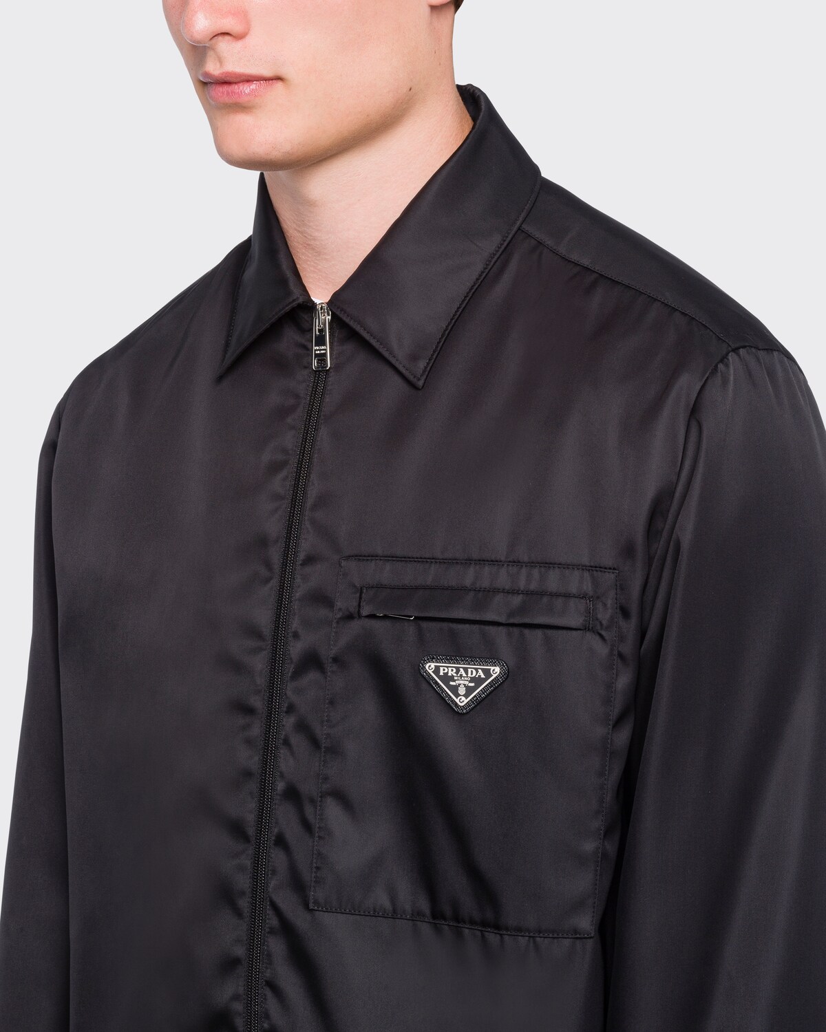 Black Re-nylon Shirt | PRADA