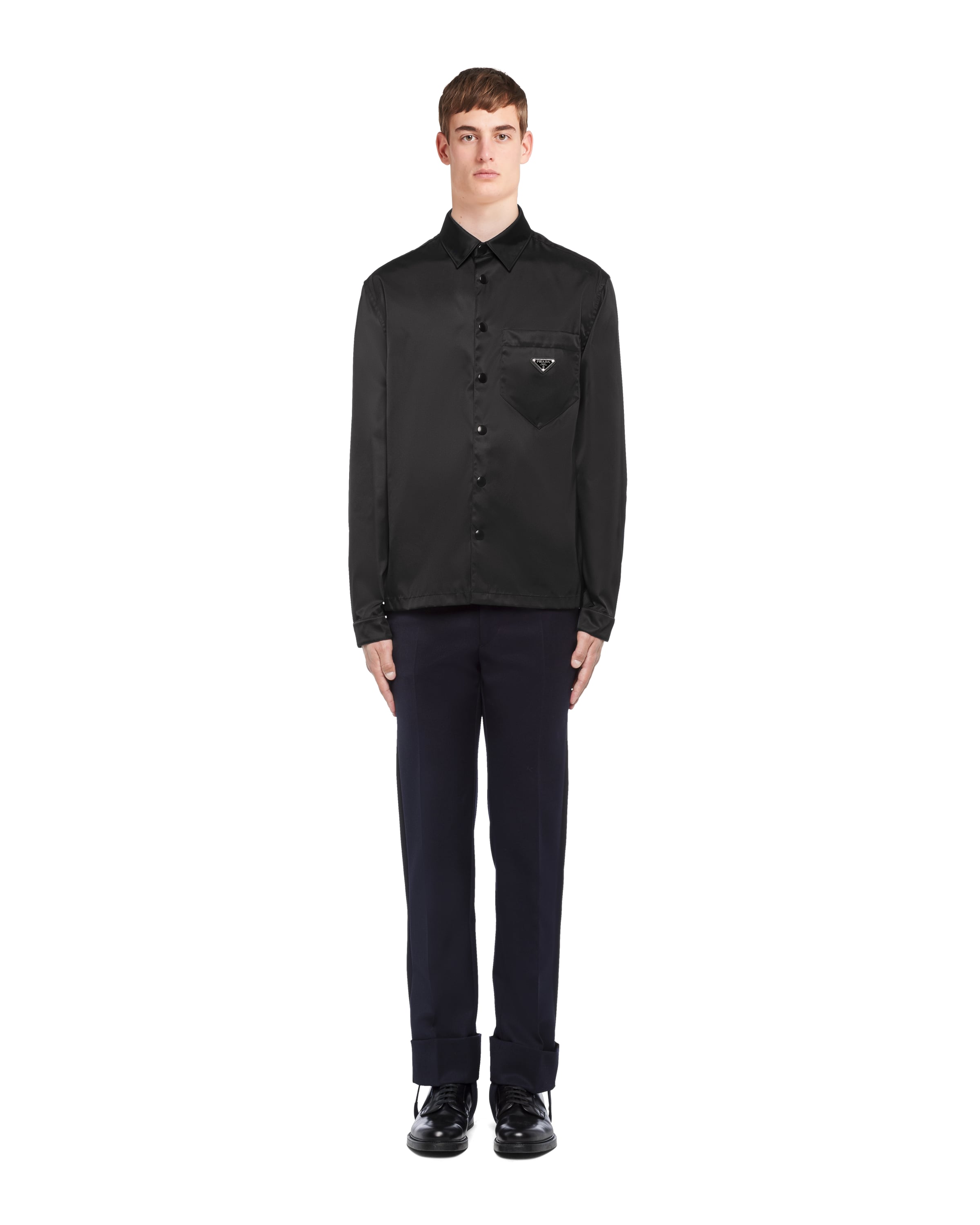 Black Re-Nylon shirt | Prada