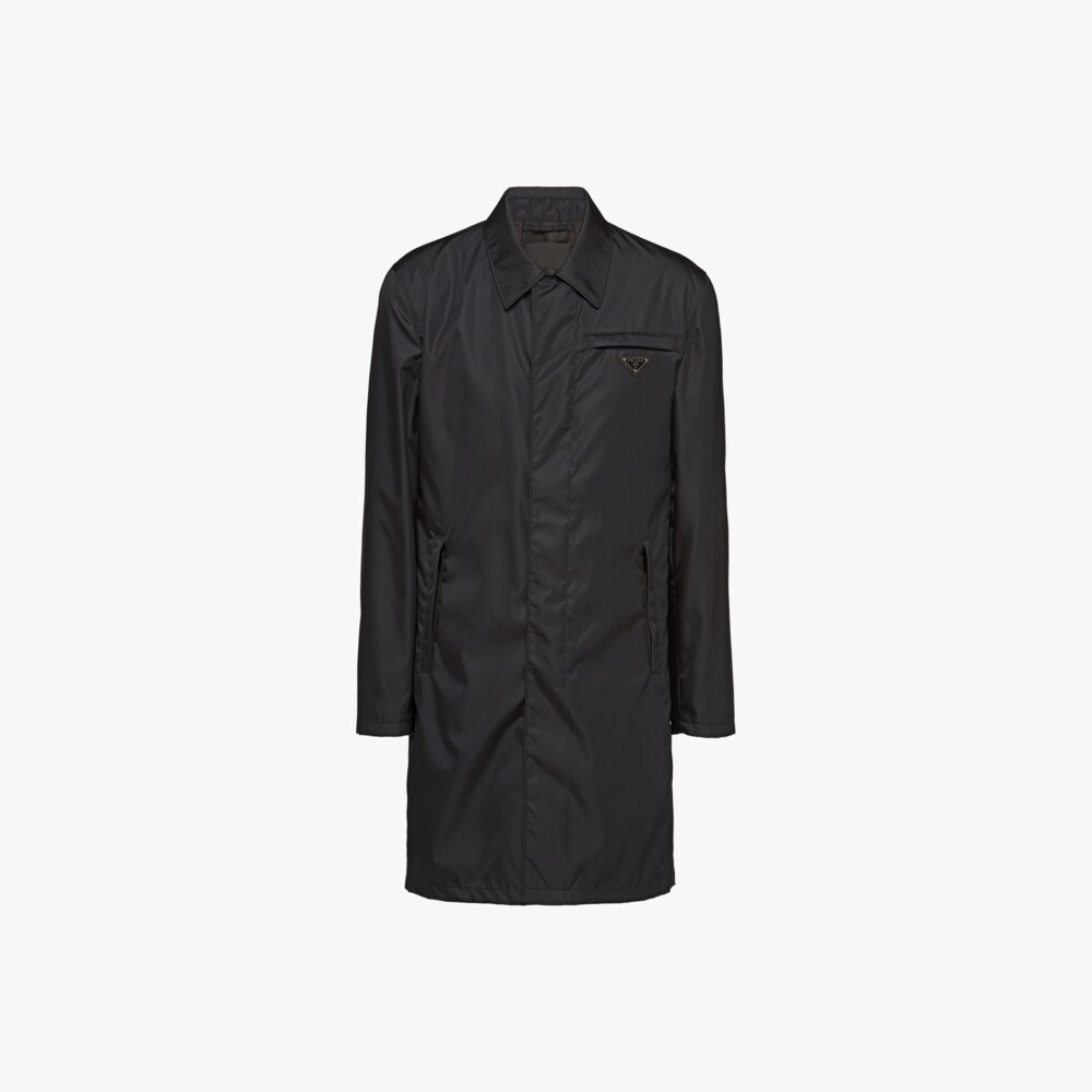 Black Re-Nylon raincoat | Prada
