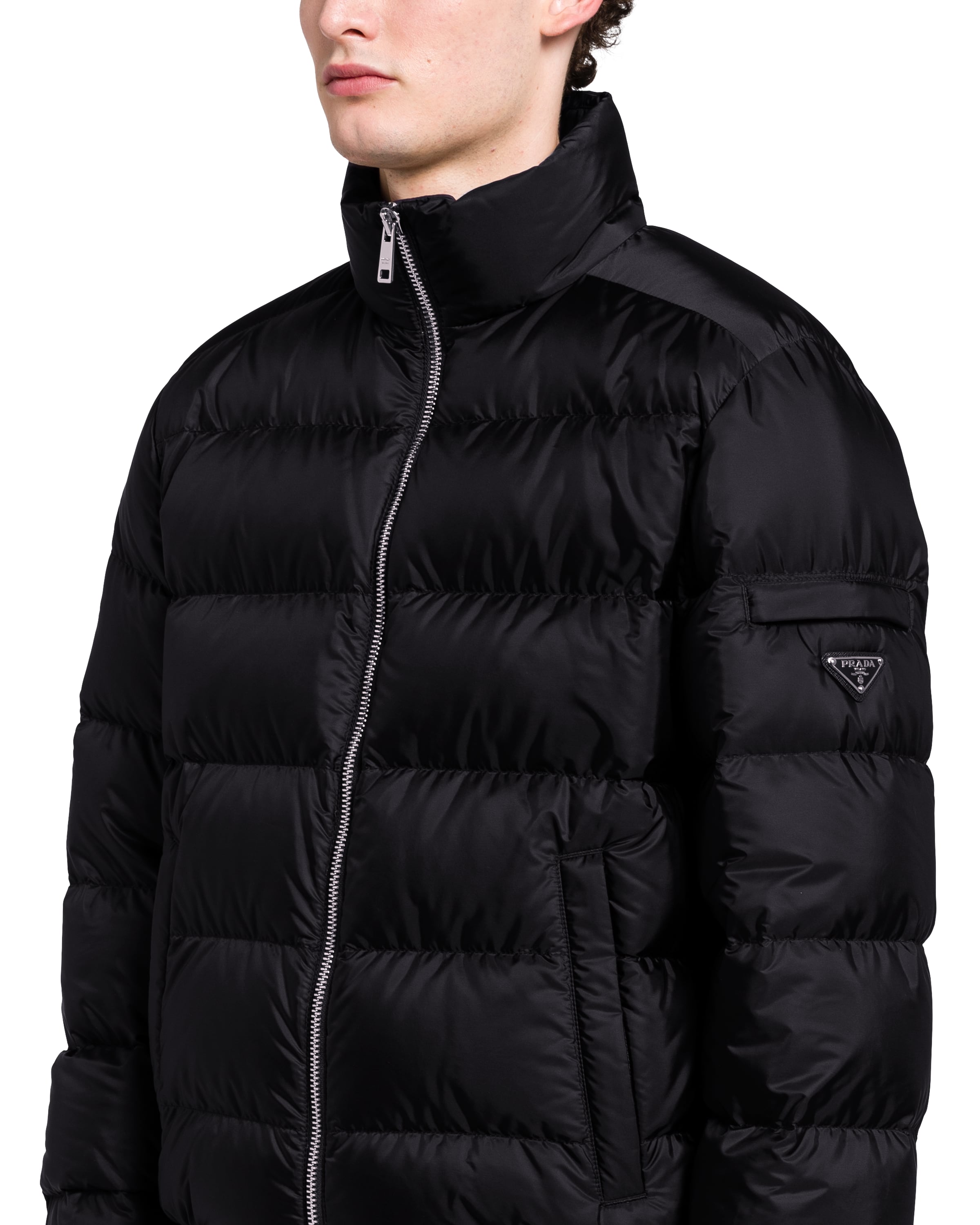 Re-Nylon short puffer jacket | Prada