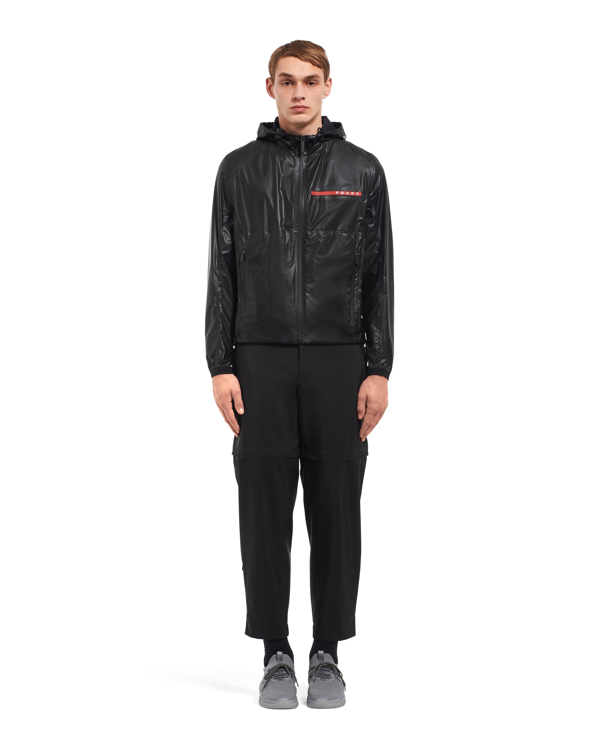 Black Light Nylon hooded jacket | Prada