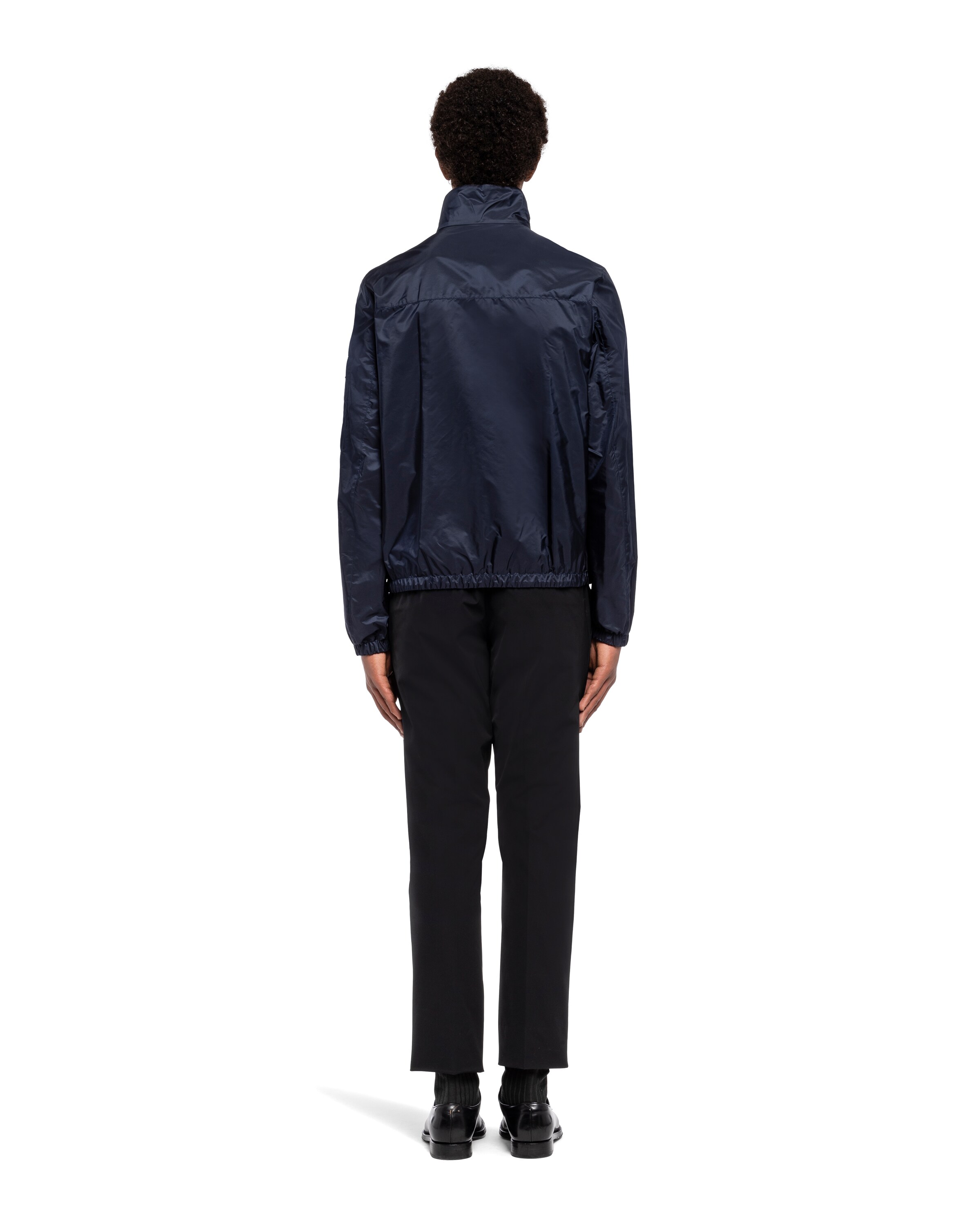 Navy/uniform Gray Re-Nylon blouson jacket | Prada