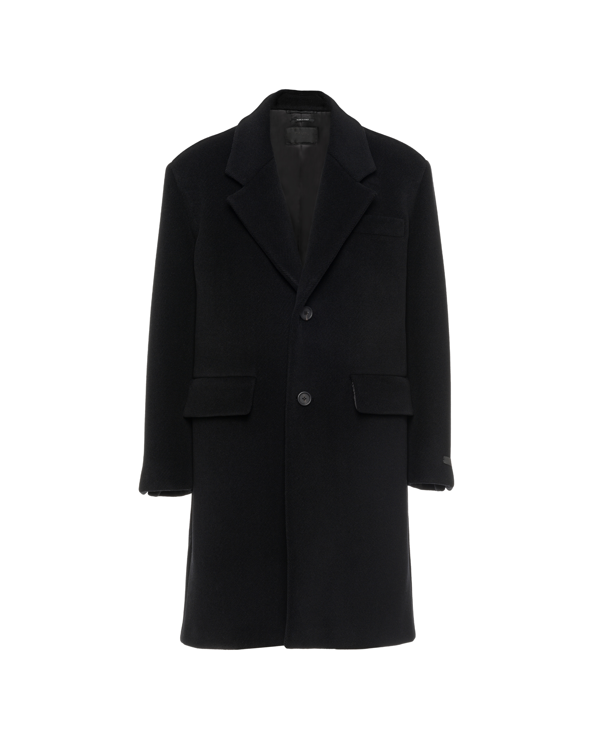 Black Wool coat | Prada