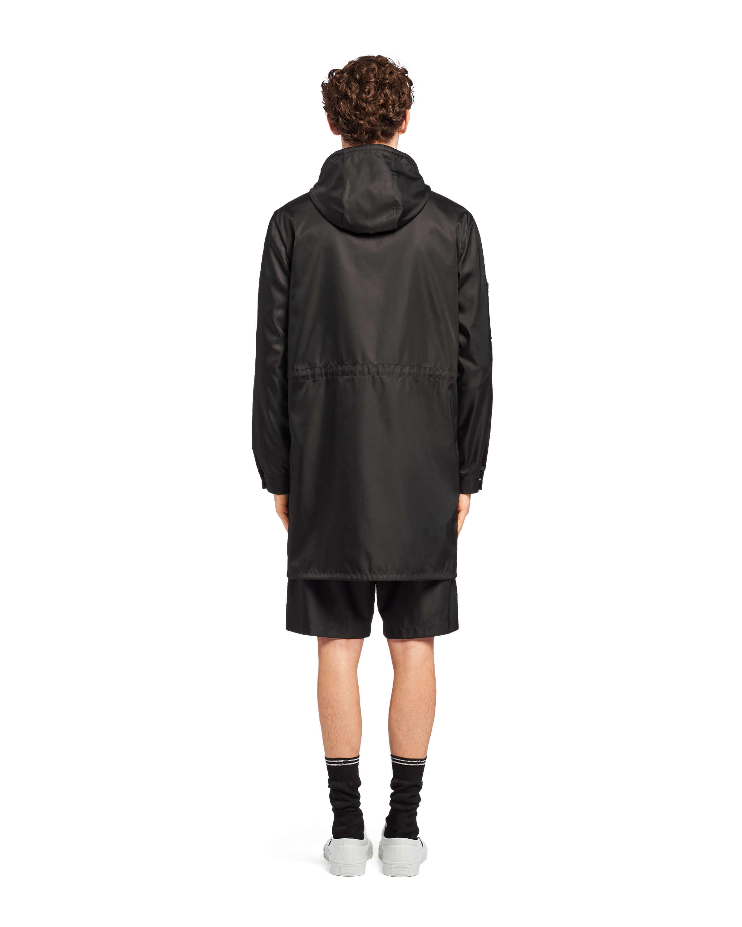 Black Re-Nylon raincoat | Prada