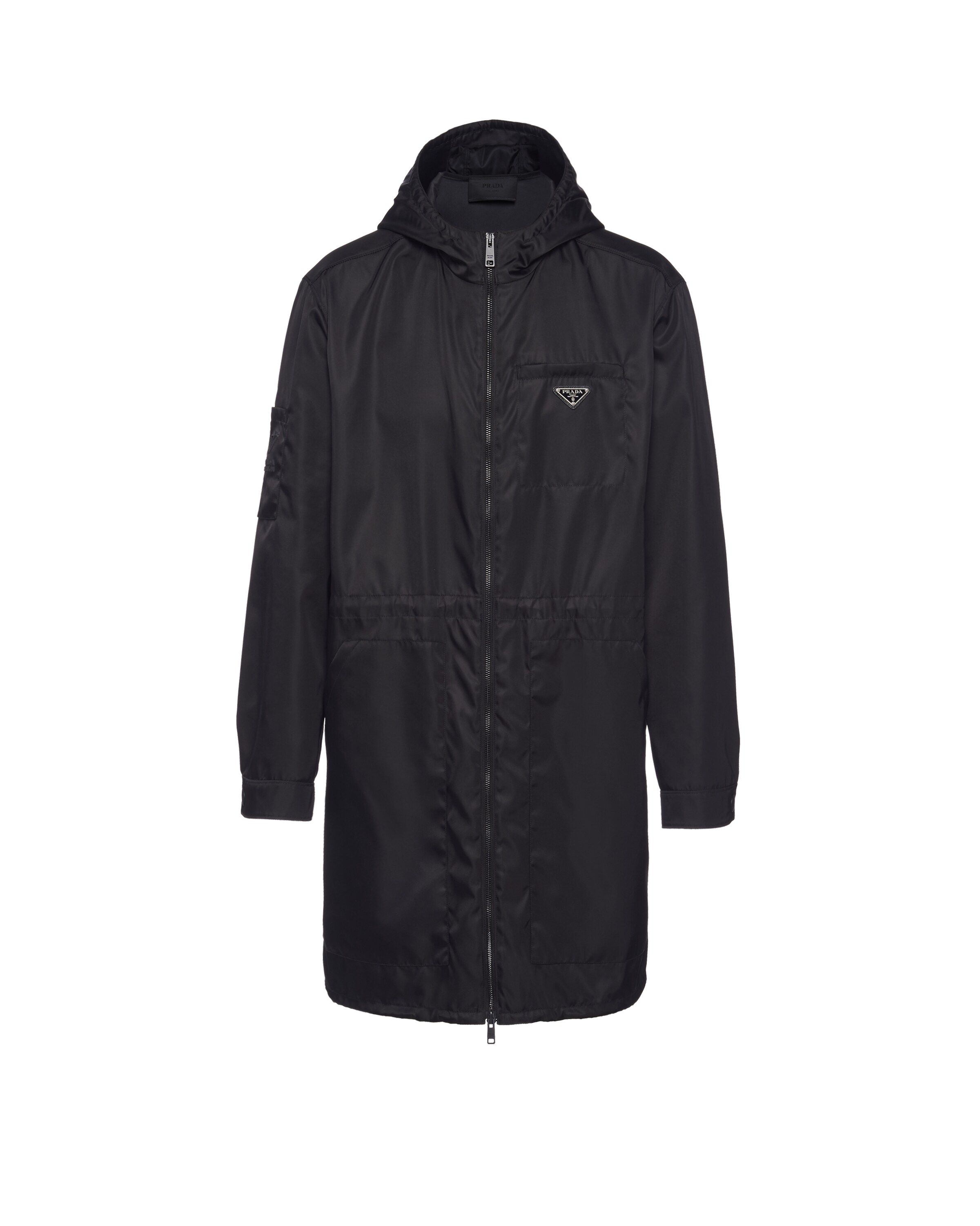 Black Re-Nylon raincoat | Prada