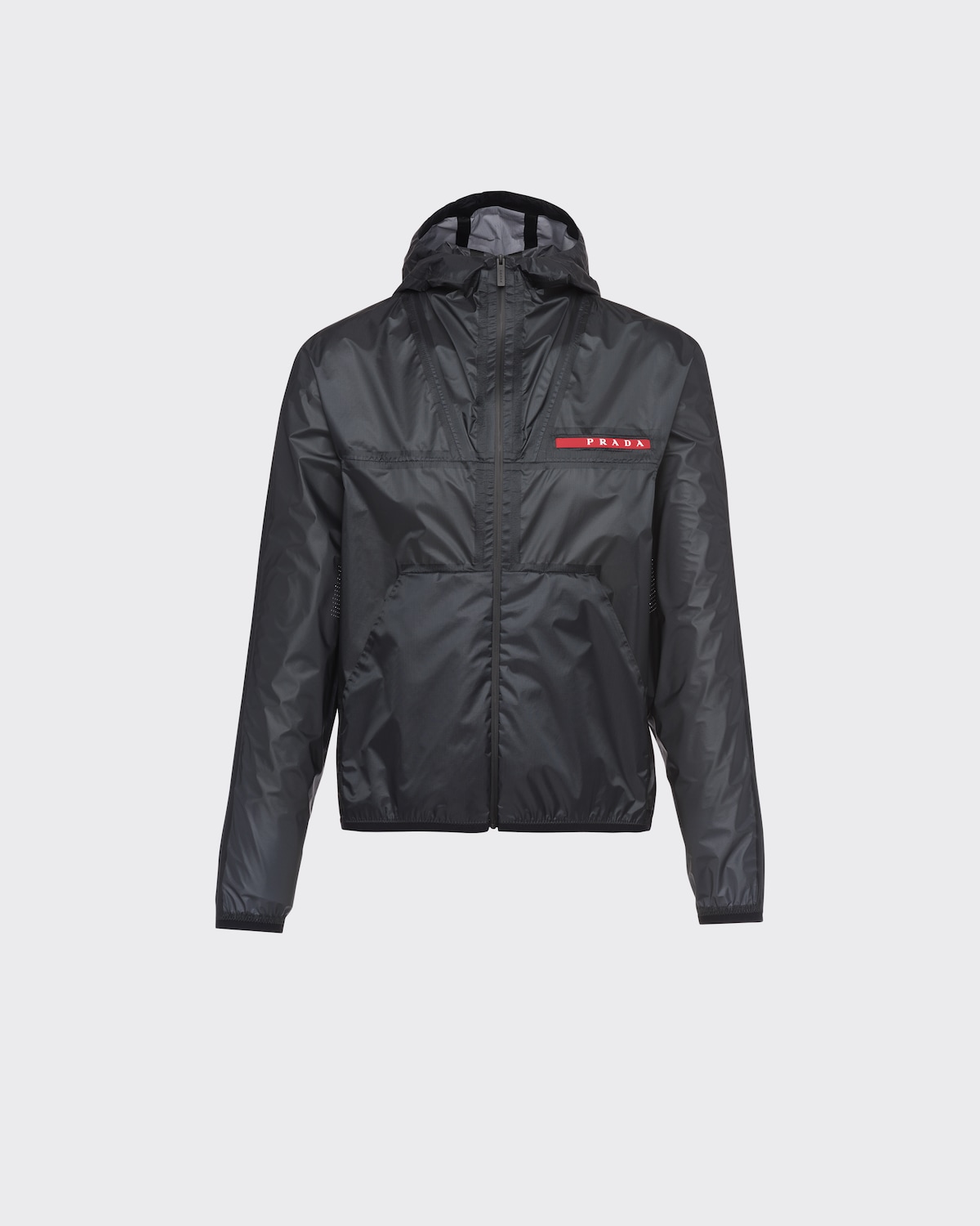 Black Ripstop Hooded Jacket | PRADA