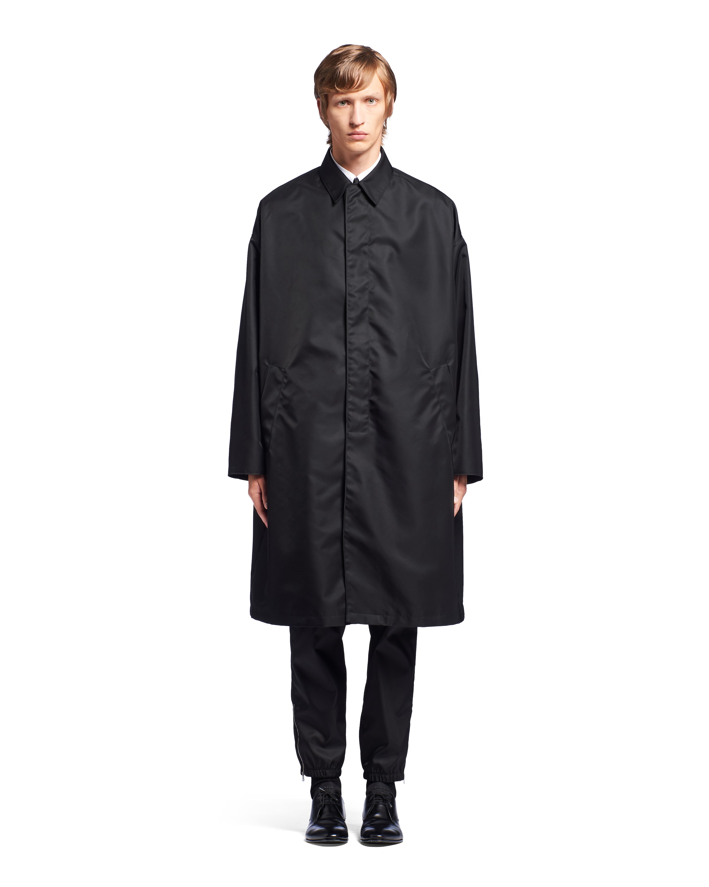 Black Re-Nylon raincoat | Prada