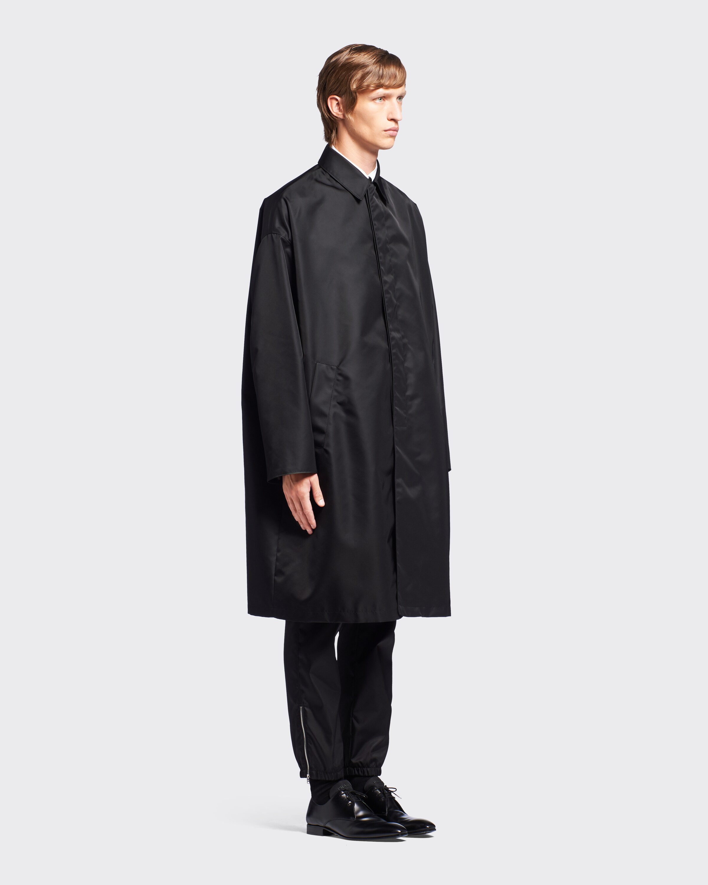 Black Re-nylon Raincoat | PRADA