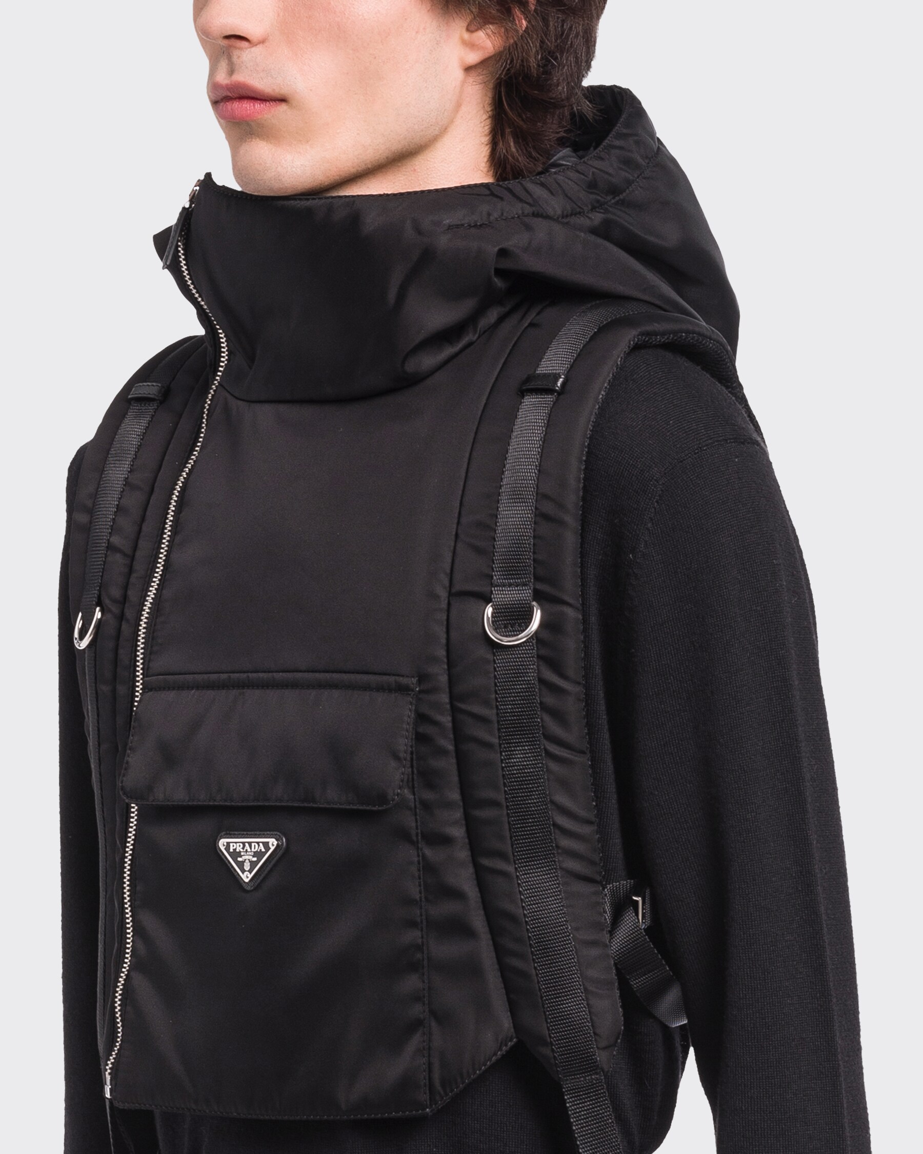 Black Re-nylon Vest | PRADA